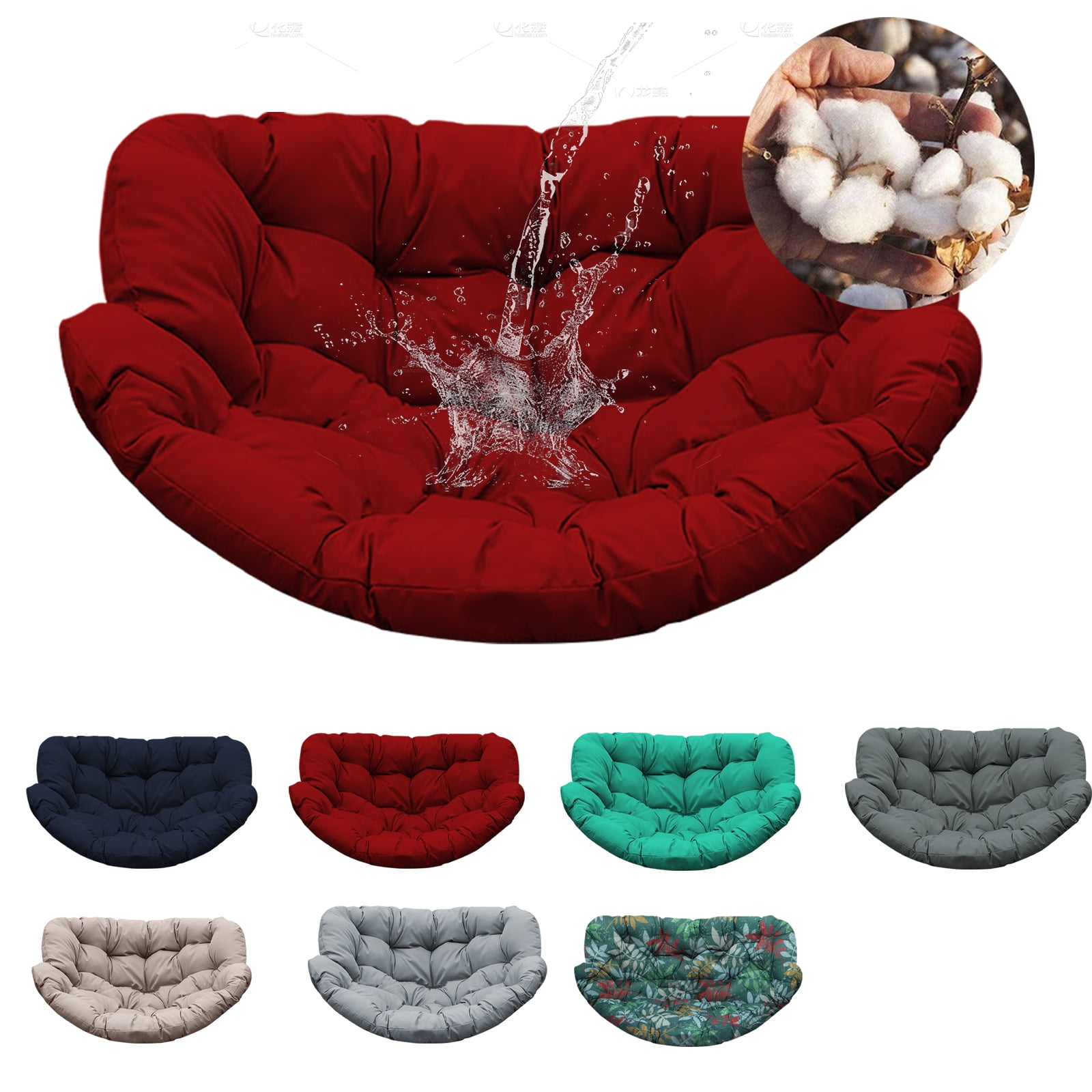Papasan Chair Cushion, Egg Chair Cushion, Water Resistant Hanging Swing ...
