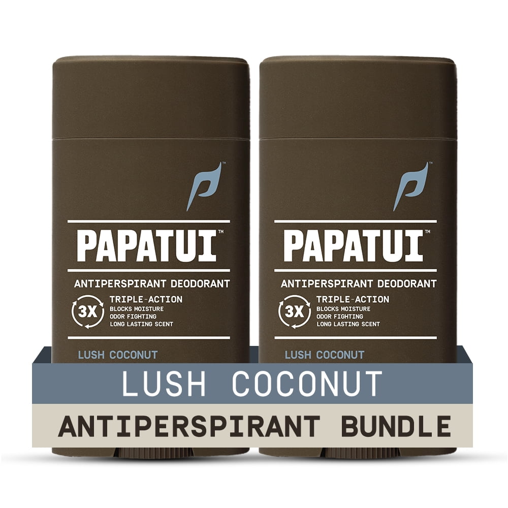 (2 pack) Papatui Triple Action Complex 48-Hour Men's Antiperspirant and ...