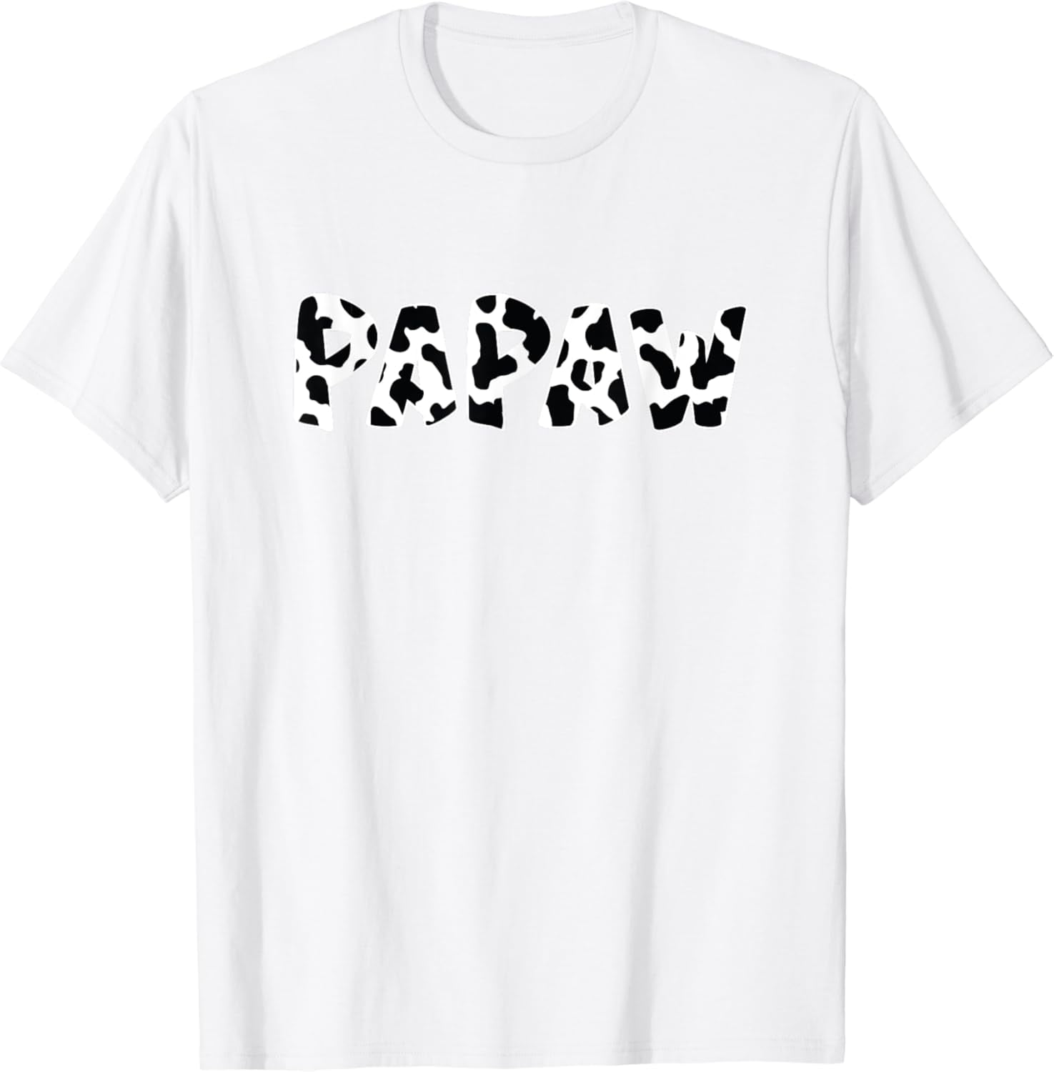 Papaw Cow Print Cow Pattern T-Shirt - Walmart.com