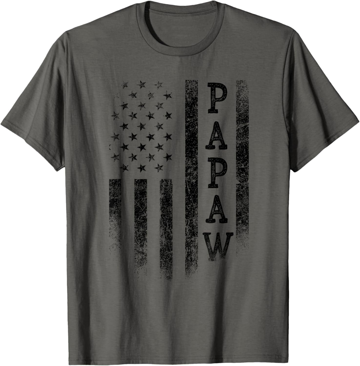 Papaw Patriotic American USA Flag Father's Day Papaw T-Shirt - Walmart.com