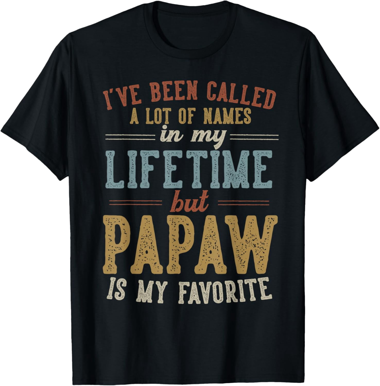 Papaw is My Favorite Name - Father's Day Papaw Mens T-Shirt - Walmart.com