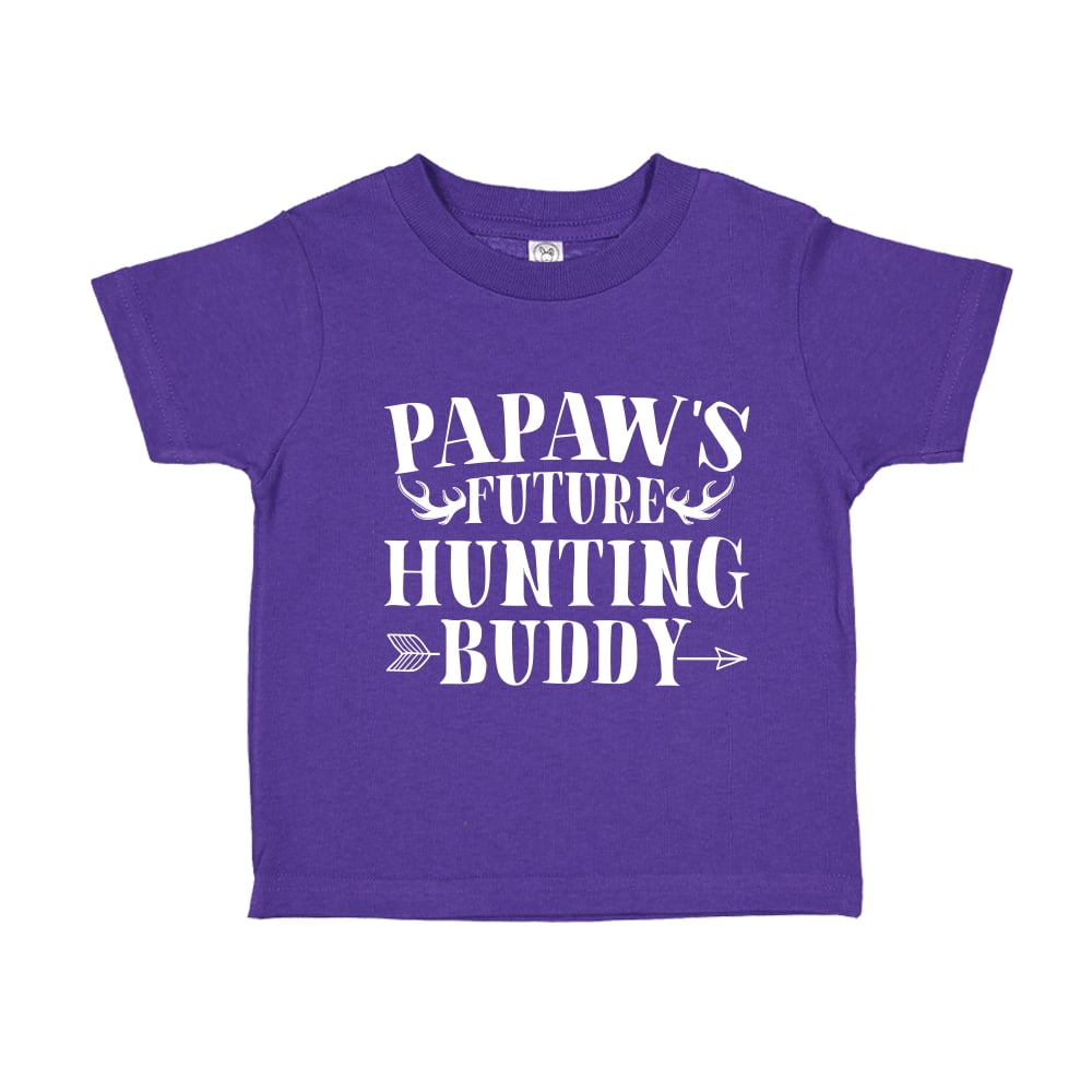 Papaw's Future Hunting Buddy Toddler T-Shirt 5/6T Purple - Walmart.com