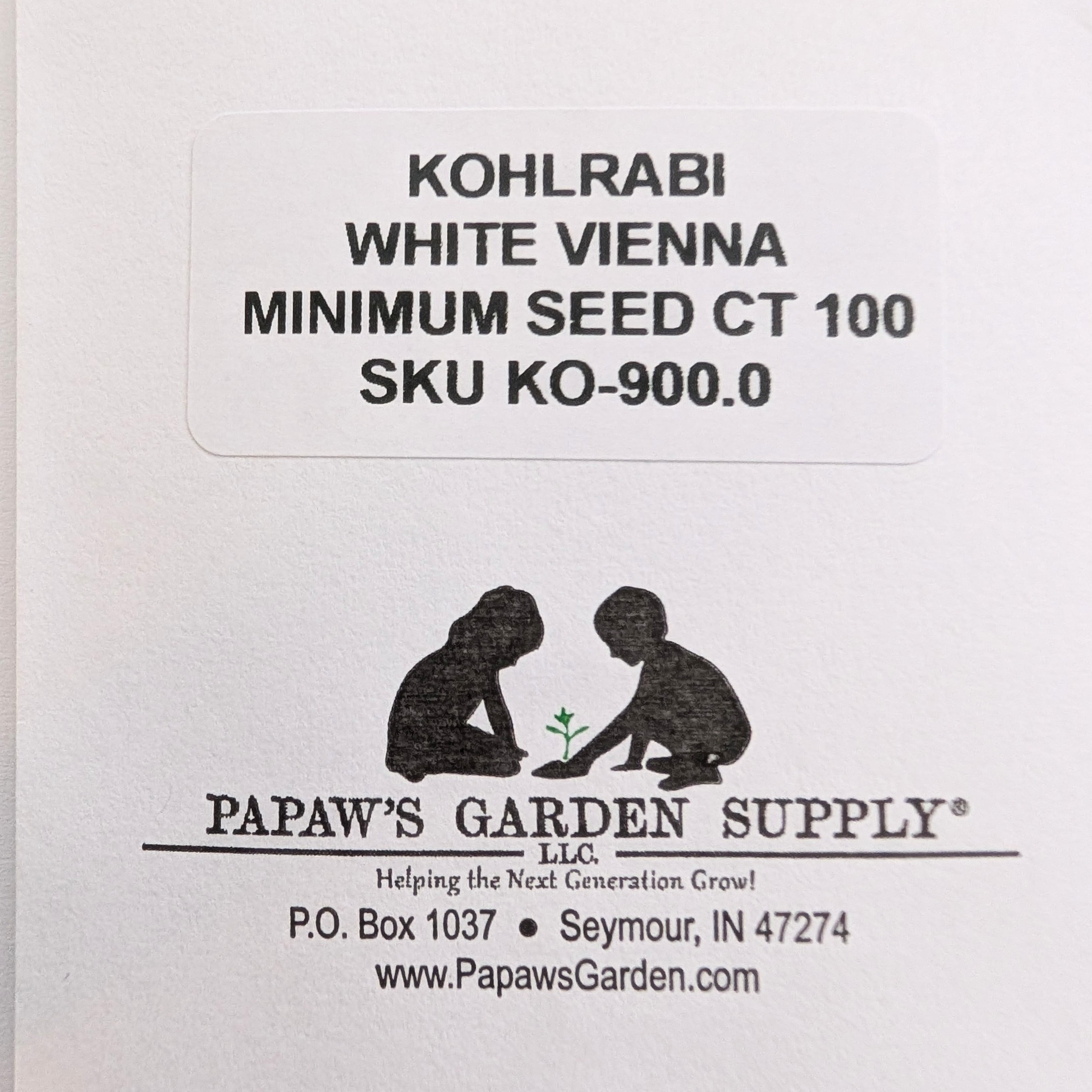 Papaws Garden 100 Kohlrabi White Vienna Plant Seeds - Walmart.com