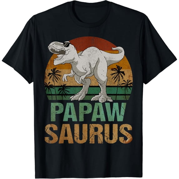 Papawsaurus T Rex Dinosaur Papaw Saurus T-Shirt - Walmart.com