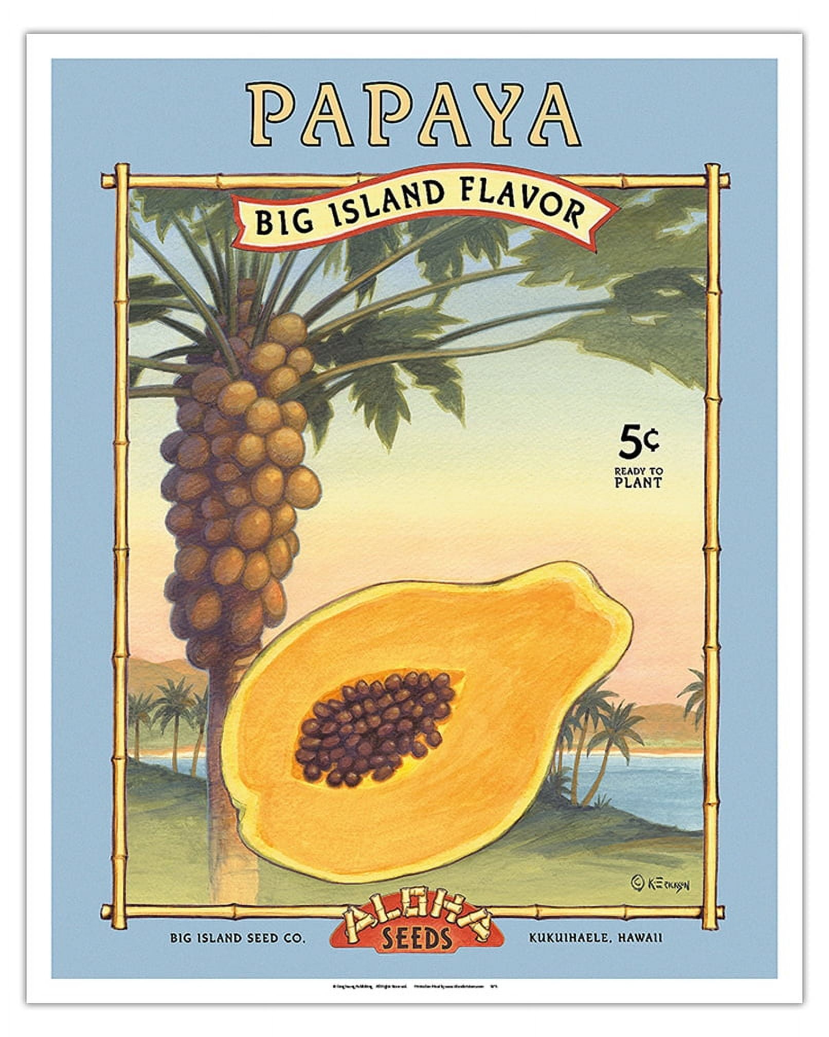 Papaya - Aloha Seeds - Big Island Seed Company - Big Island Flavor ...