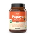 Papaya Enzymes & Organic Papain Enzyme Capsules - 600mg 100 Pills ...