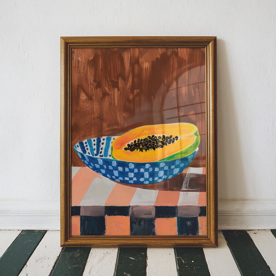 Papaya Poster, Dolce Vita Decor, Italian, Mediterranean Home Decor ...