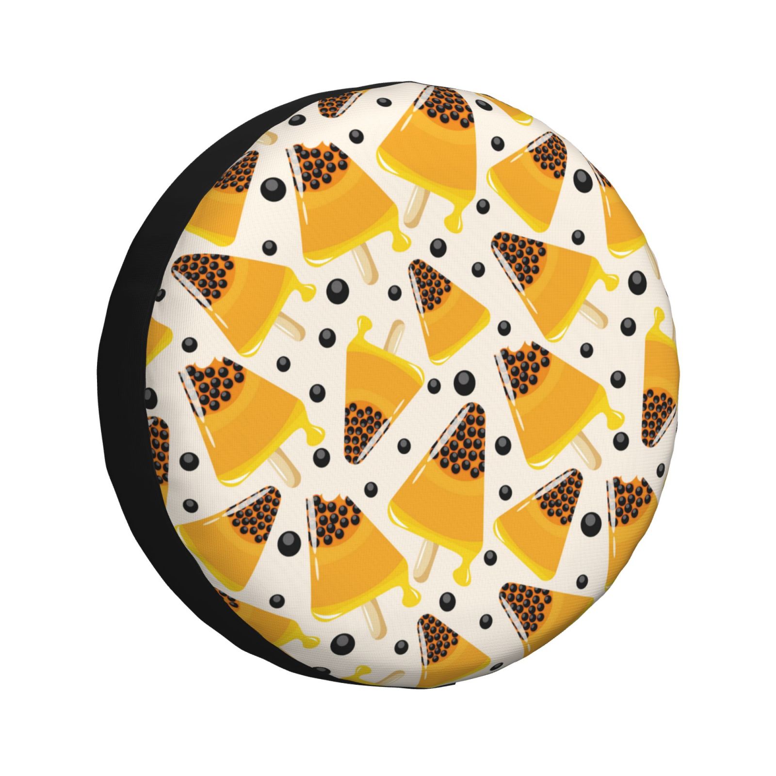 Papaya ice cream Spare Tire Cover for Trailer Camper RV Truck SUV 15 ...