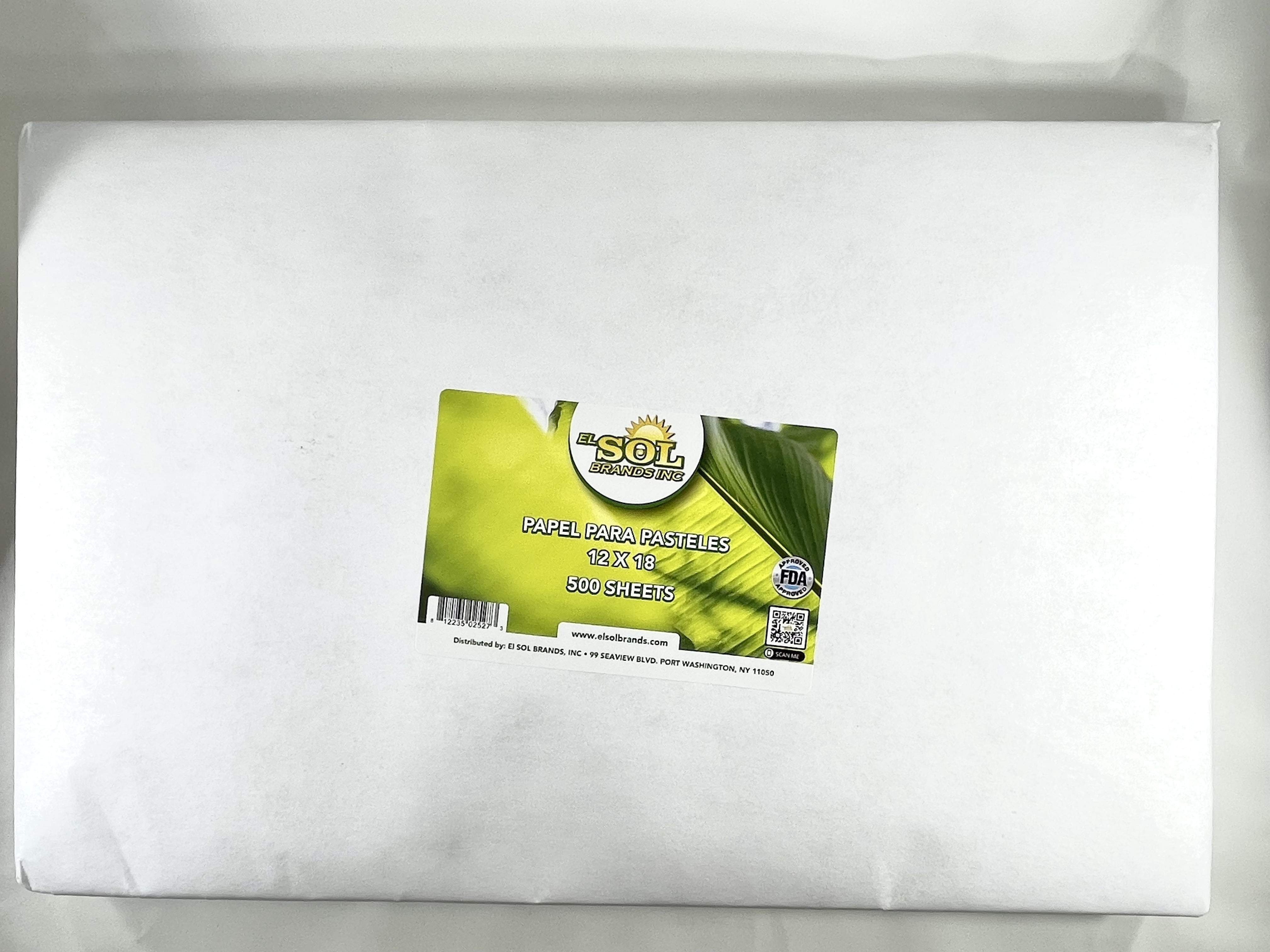 "El Sol Brand Papel Para Pasteles & Tamales, 12""x 18"" Cooking ...