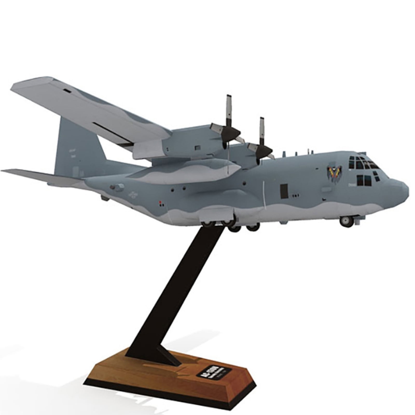 Paper 1:100 AC-130U Ghost Aerial Gunship Aircraft Model Simulation ...