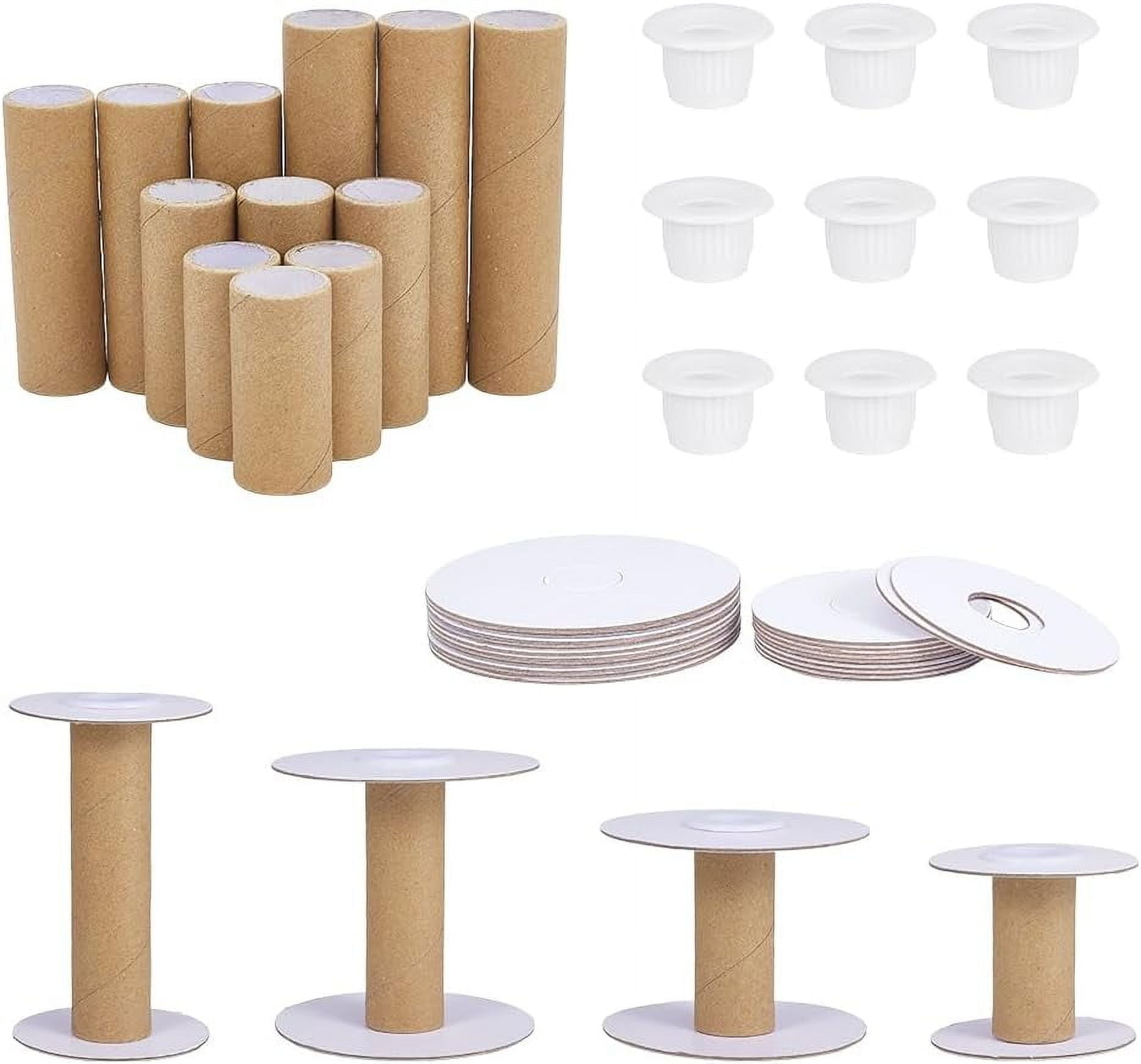 Paper 16 PCS Empty Paper Thread Spools 4 Sizes Empty Spool Textile ...