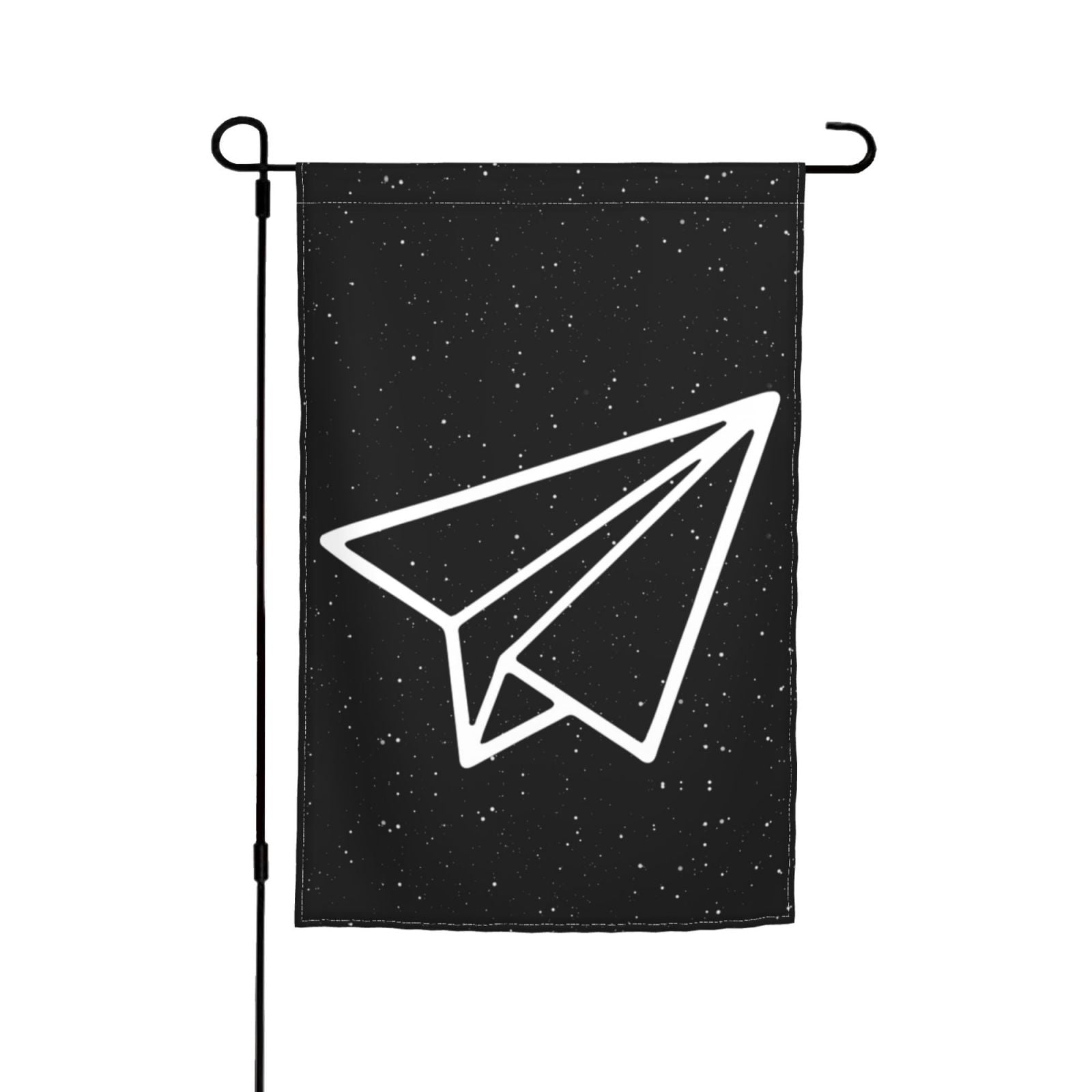 Paper Airplane Garden Flag 12x18 Inch, Double Sided Outside Sign Yard ...