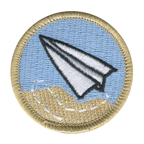 Paper Airplane Patrol Patch (Sew-on) - ClassB - Walmart.com