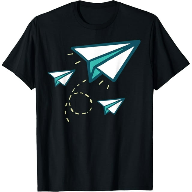 Paper Airplane T-Shirt - Walmart.com