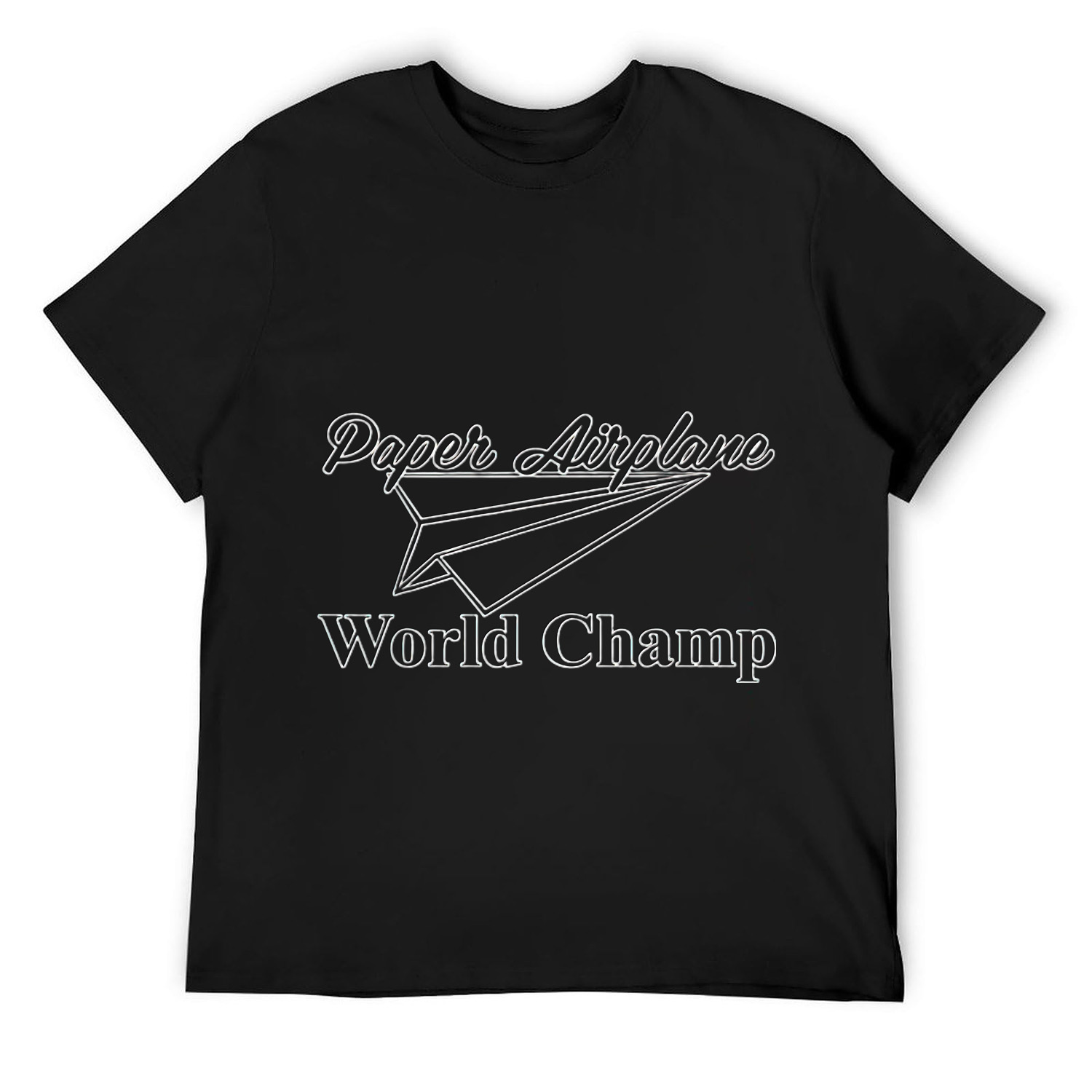 Paper Airplane World Champ - Funny Fake Champion Shirt - Walmart.com
