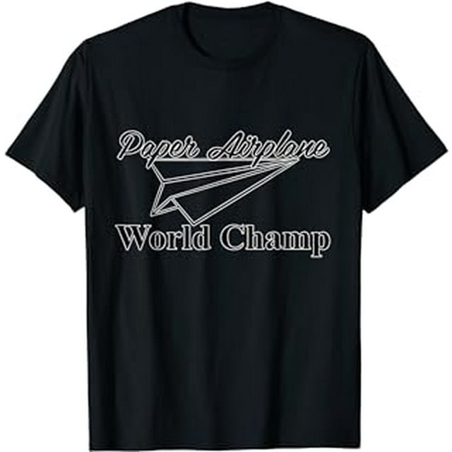 Paper Airplane World Champ - Funny Fake Champion Shirt - Walmart.com