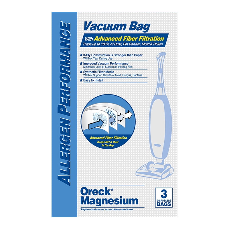 Paper Bag, DVC Oreck Magnesium Synthetic 3Pk - Walmart.com