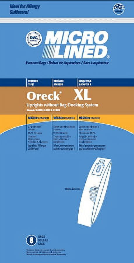 Oreck Compatible Style XL without Bag Docking System XL2000, XL8000 ...