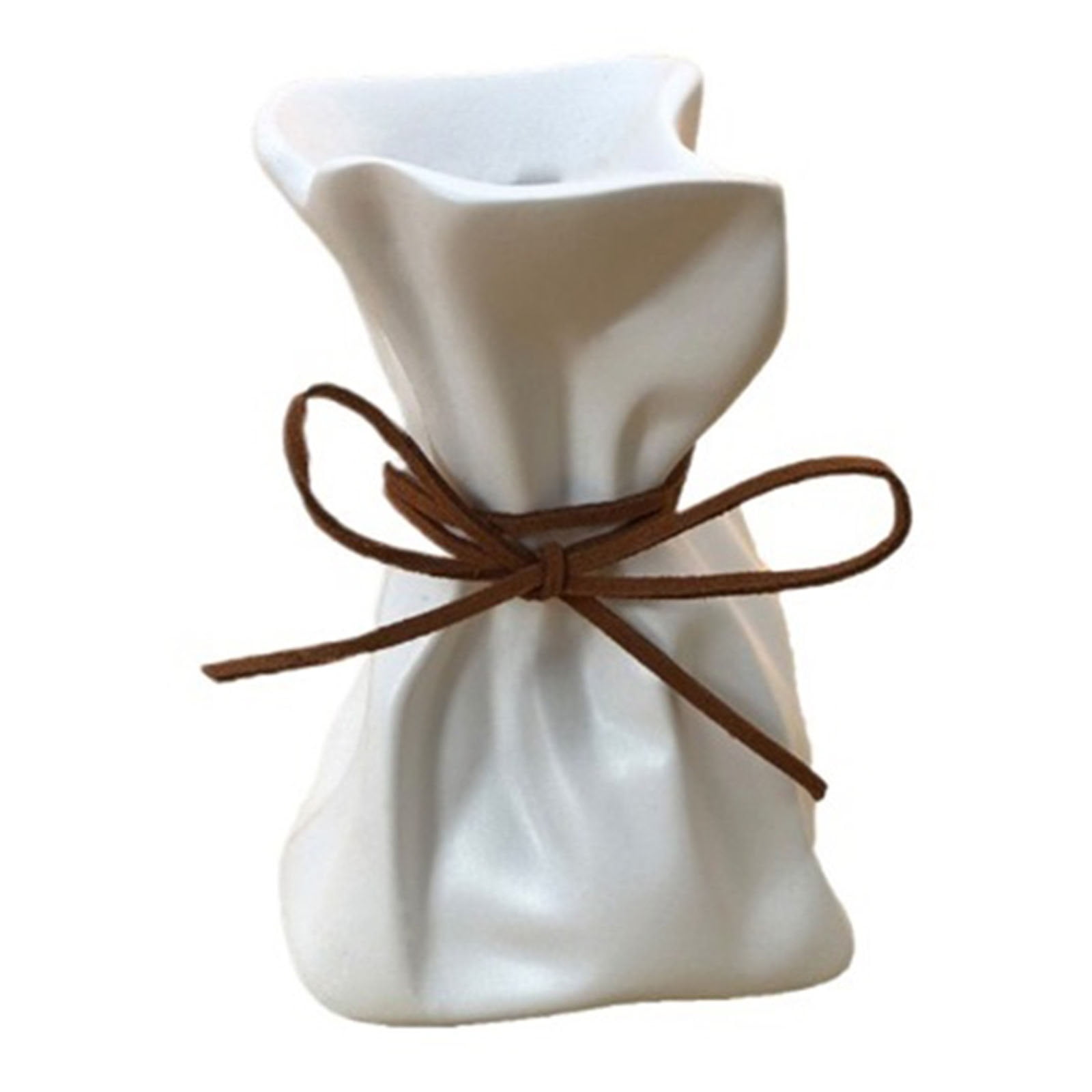 Paper Bag Vase, Cute Irregular Shaped Flowers Vases, Ceramic Vases for Home Decor - Walmart.com