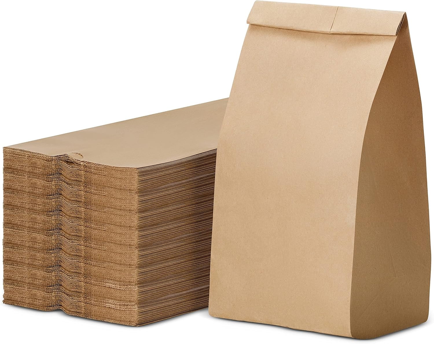 Paper Bags - Durable Brown Bags for Snack, Lunch, Sandwich, Pastries ...