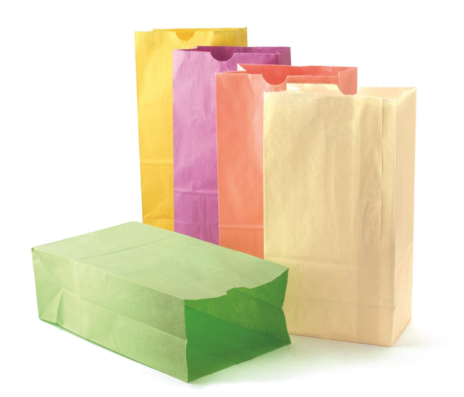 Hygloss Products Colored Paper Bags - Party Favors, Puppets, Crafts ...
