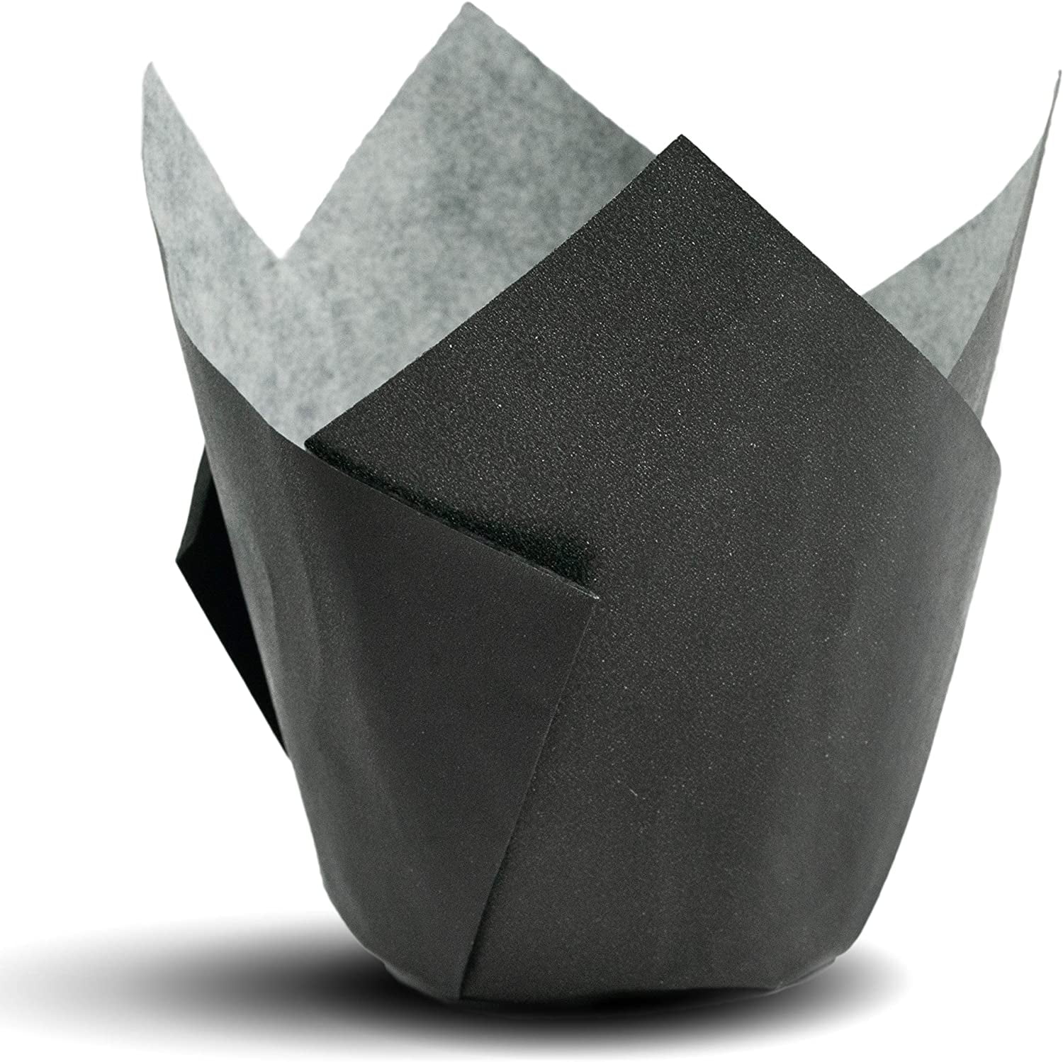 Paper Baking Cup Tulip Cupcake Liners, Natural Baking Cups for Standard ...