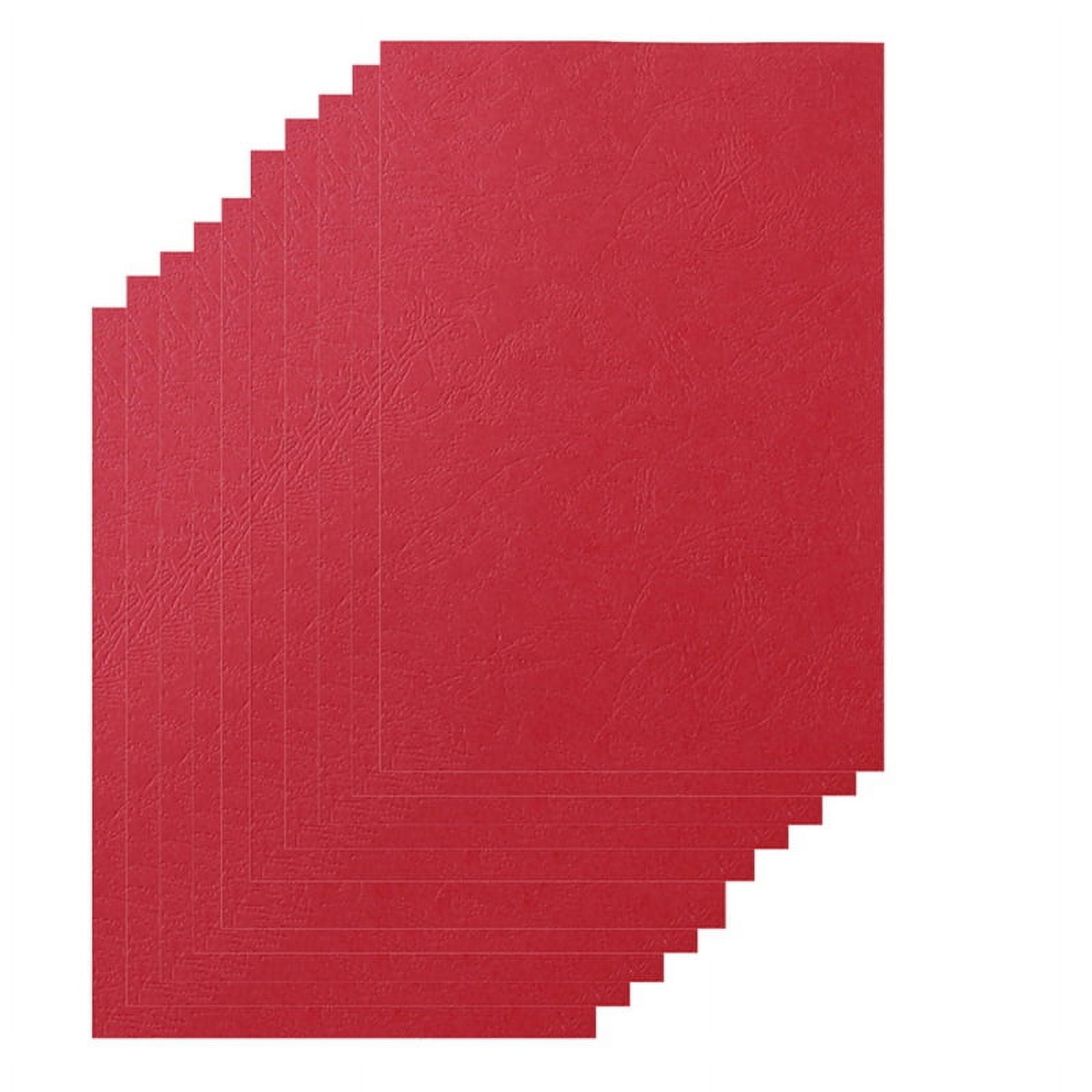 Paper Binding Cover, A4 Leather Texture Binding Cover, 8.27x11.69 Inch ...