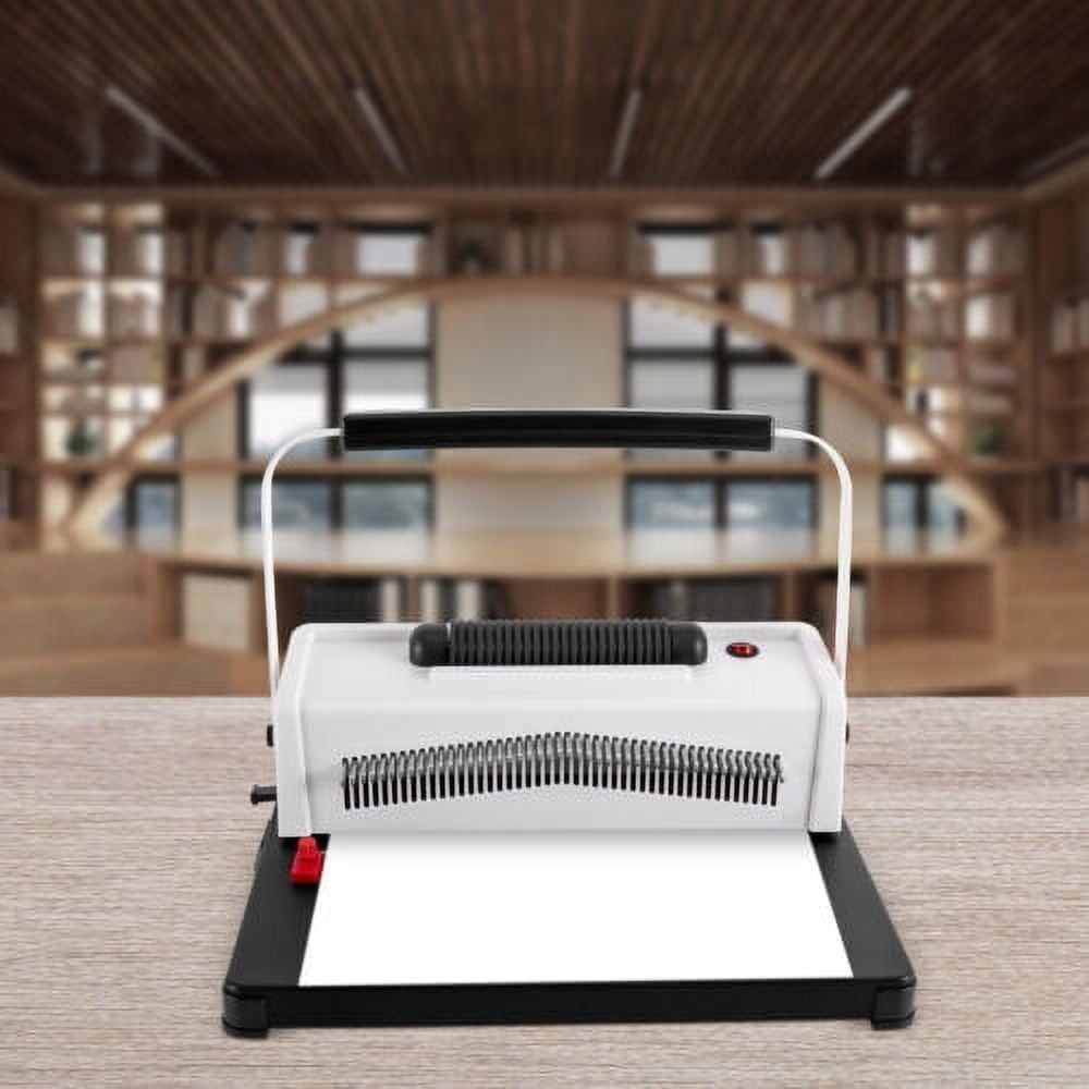 Paper Binding Machine Spiral Coil Book Puncher A4 Coil Binder 46 Holes 110-240V - Walmart.com