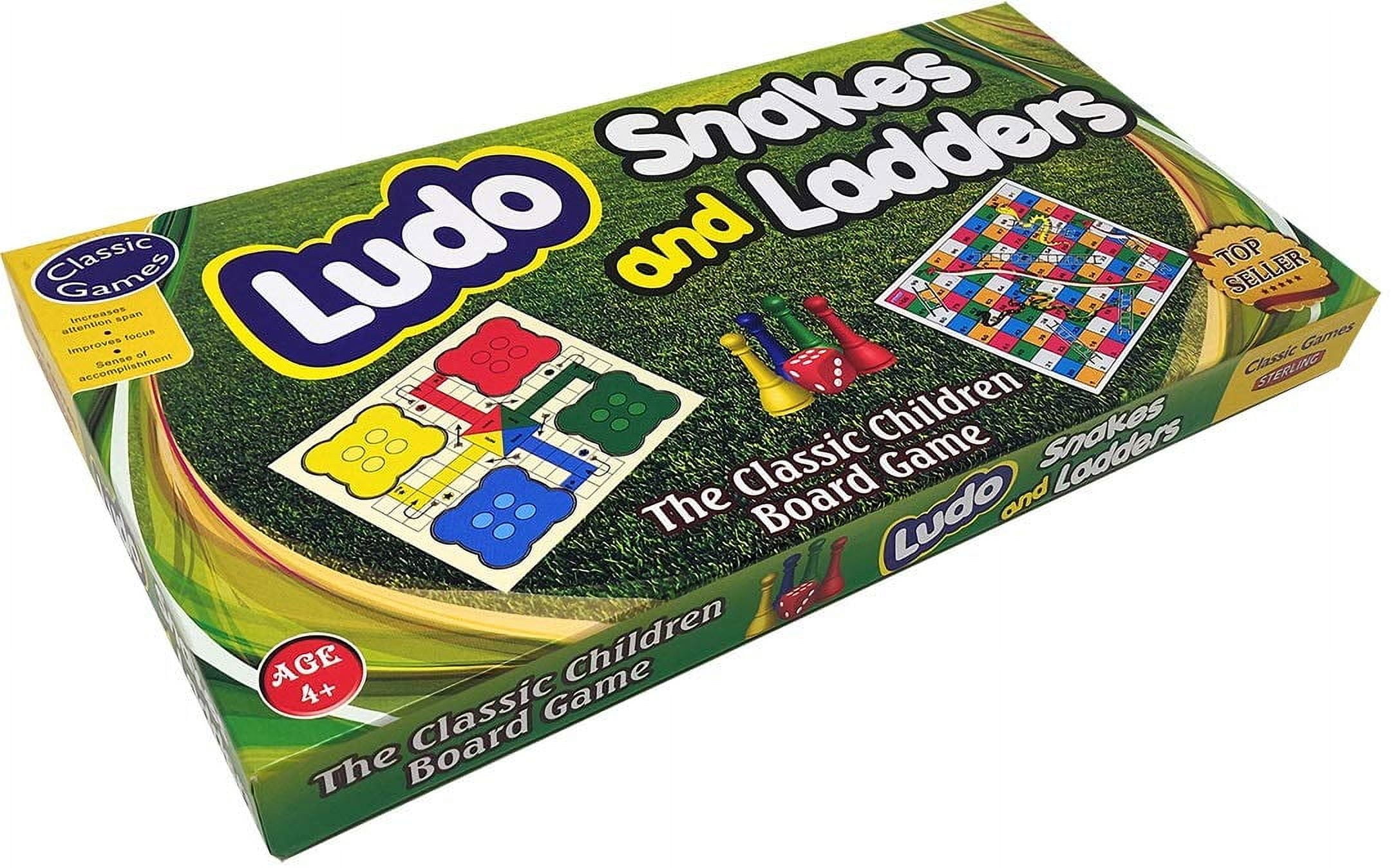 Paper, Board, Plastic Ludo Snakes And Ladders For All Ages (Multicolour ...