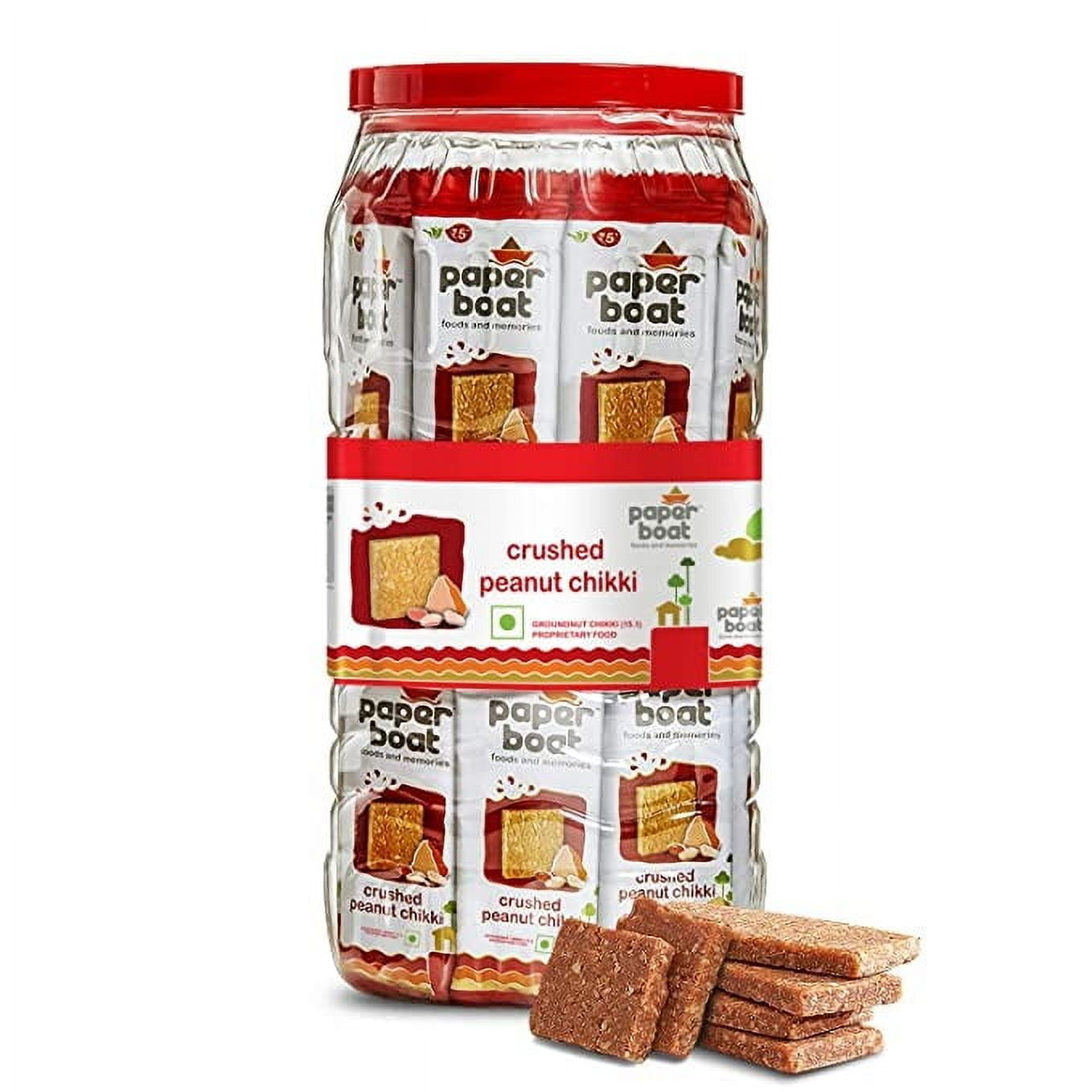 Paper Boat Crushed Peanut Chikki Jar, No Added Preservatives and ...