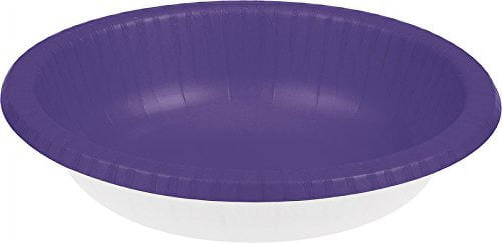 Paper Bowls 20oz 20/Pkg-Purple, Pk 2, Creative Converting - Walmart.com