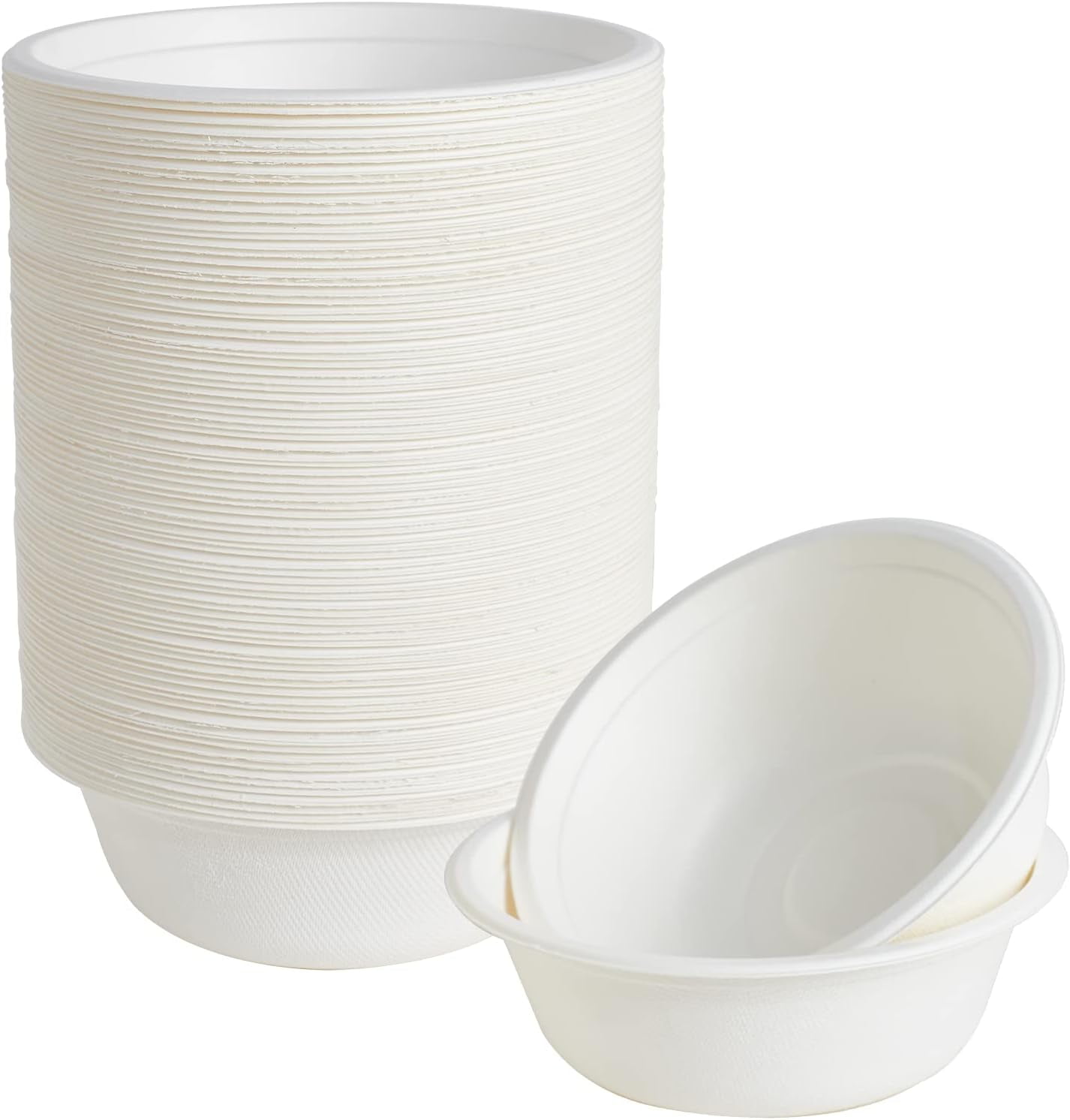 Paper Bowls, Disposable Compostable Bowls Heavy-Duty, Biodegradable ...