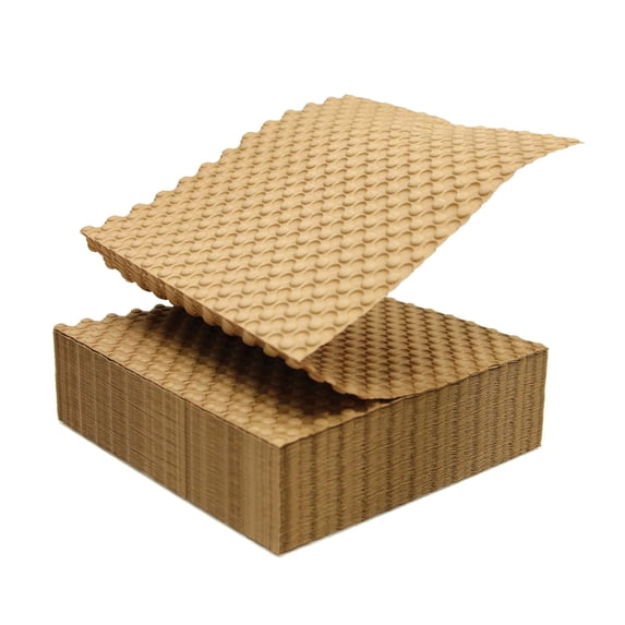 Paper Bubble Wrap Sheets for Packing, Moving, & Shipping - 12" x 12" x ...