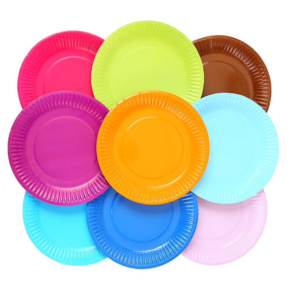 60Pcs Colorful Drawing Plates Creative Painting Trays for Kids Hand ...