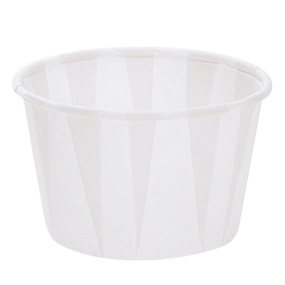 Unique Industries Paper Candy and Condiment Cups, White, 1.25 oz, 40ct ...