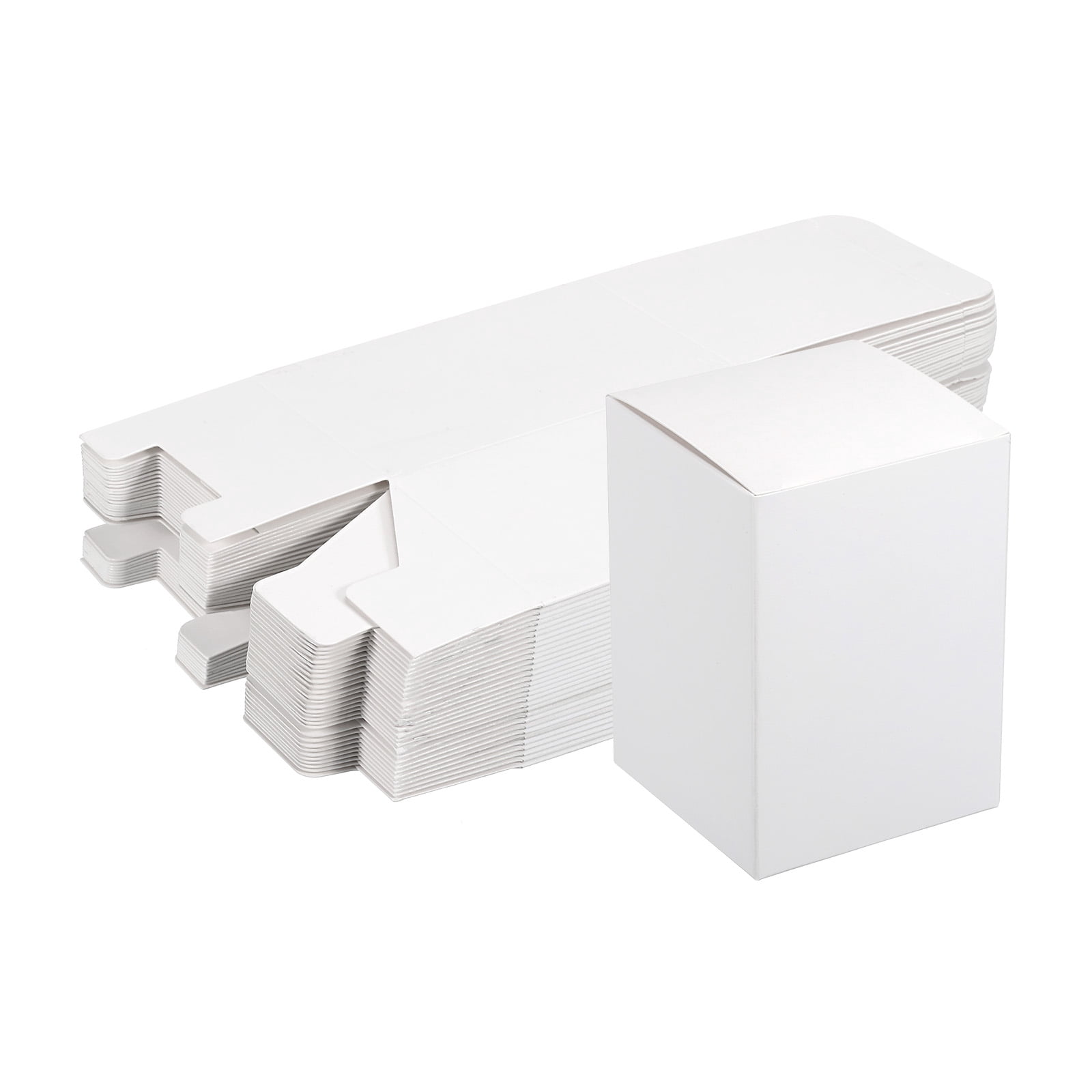 Paper Cardboard Boxes Gift Paper Box White 2.8x2.8x3.9 Inch for Gift ...