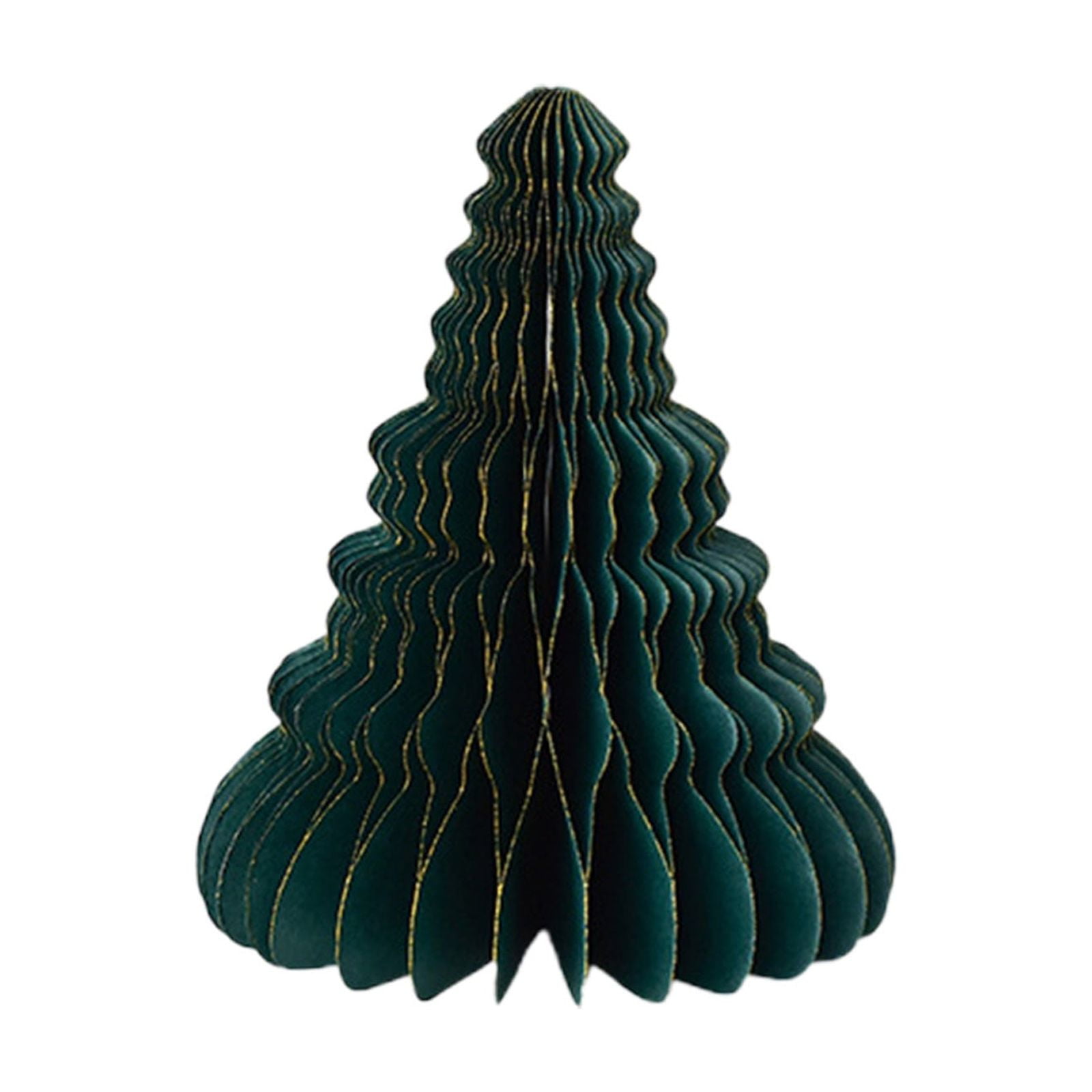 Paper Christmas Tree Decor 3D Honeycomb Trees Table Centerpiece for ...