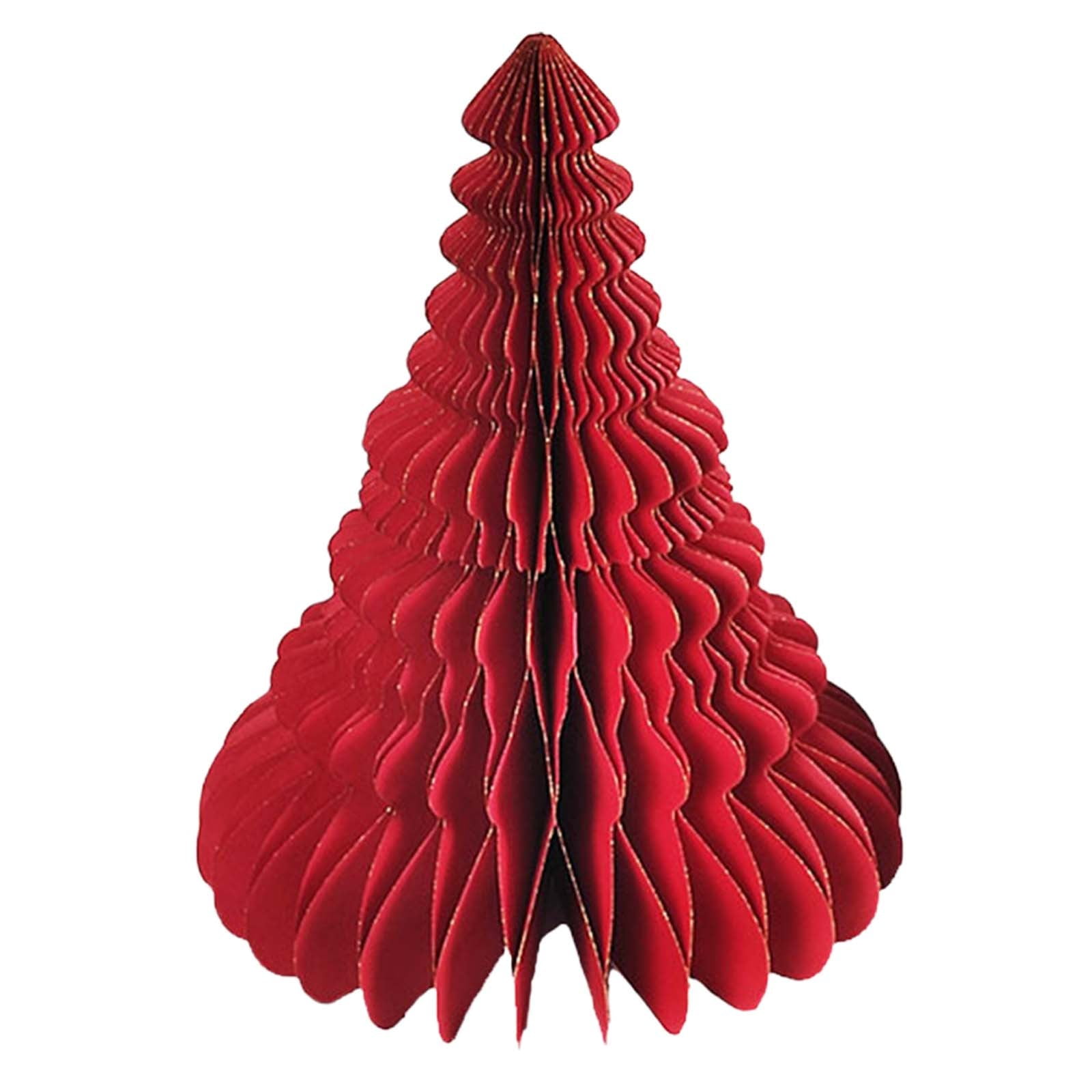 Paper Christmas Tree Tabletop Decorations, Paper Tree Christmas ...