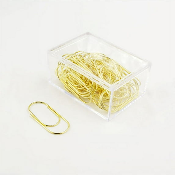 Paper Clip 50 Pcs,50mm/1.97'' Gold Large Paper Clip Office Supply ...
