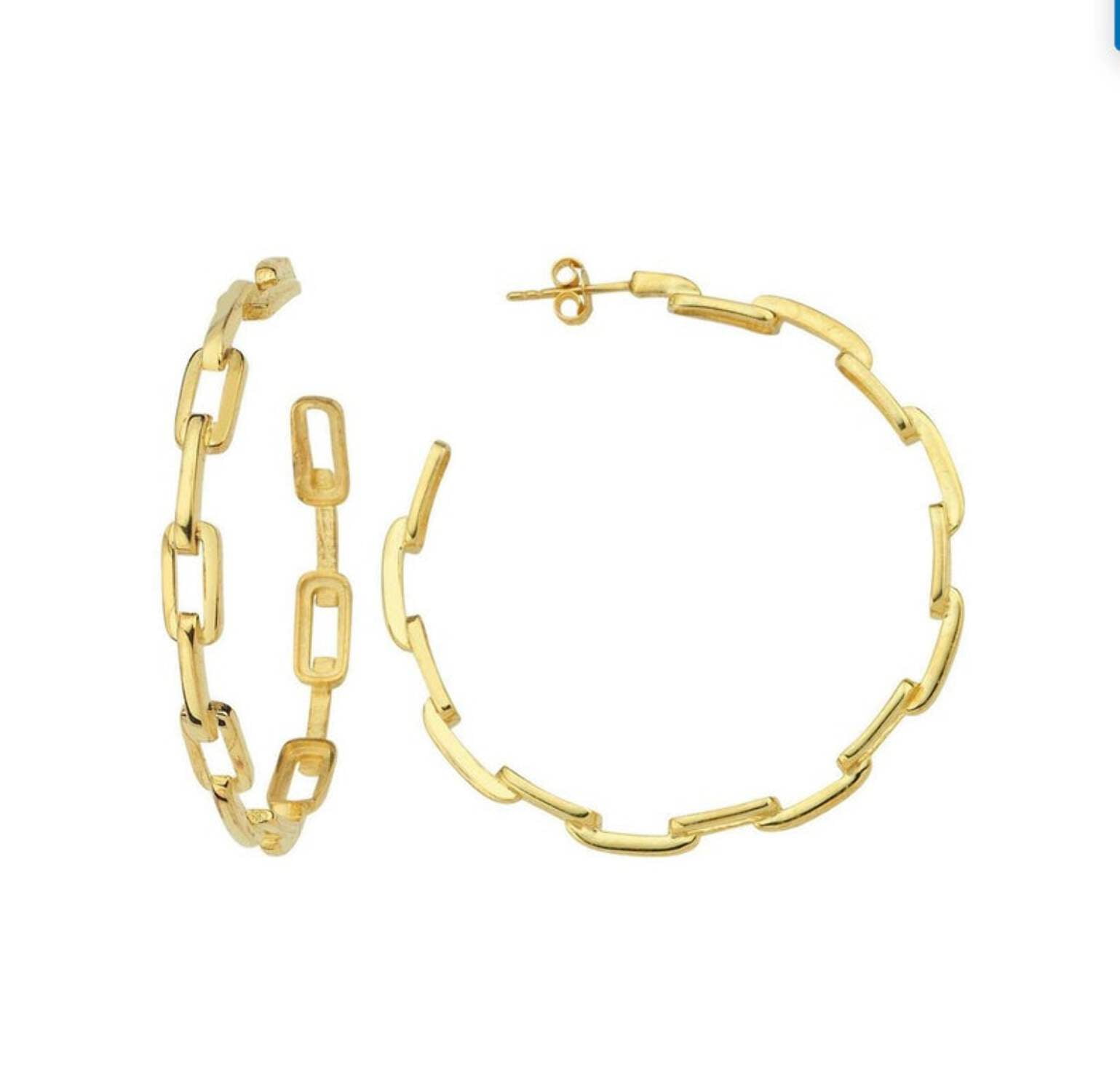 Le Sophisticate Hoops Paper Clip Open Gold (K181A) - Walmart.com