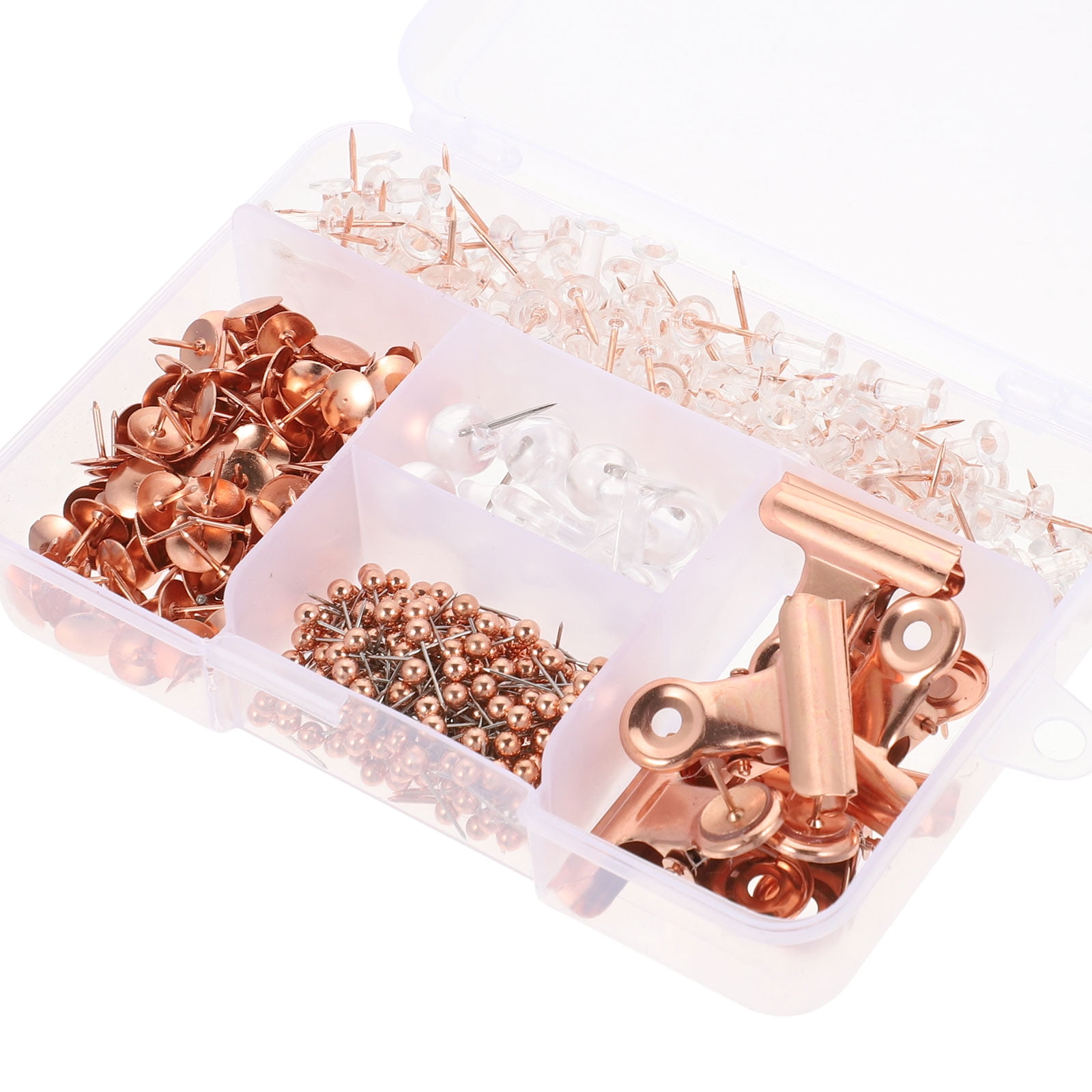 Paper Clip Thumbtack Portable Clips Office File Decor Map Tacks Push ...