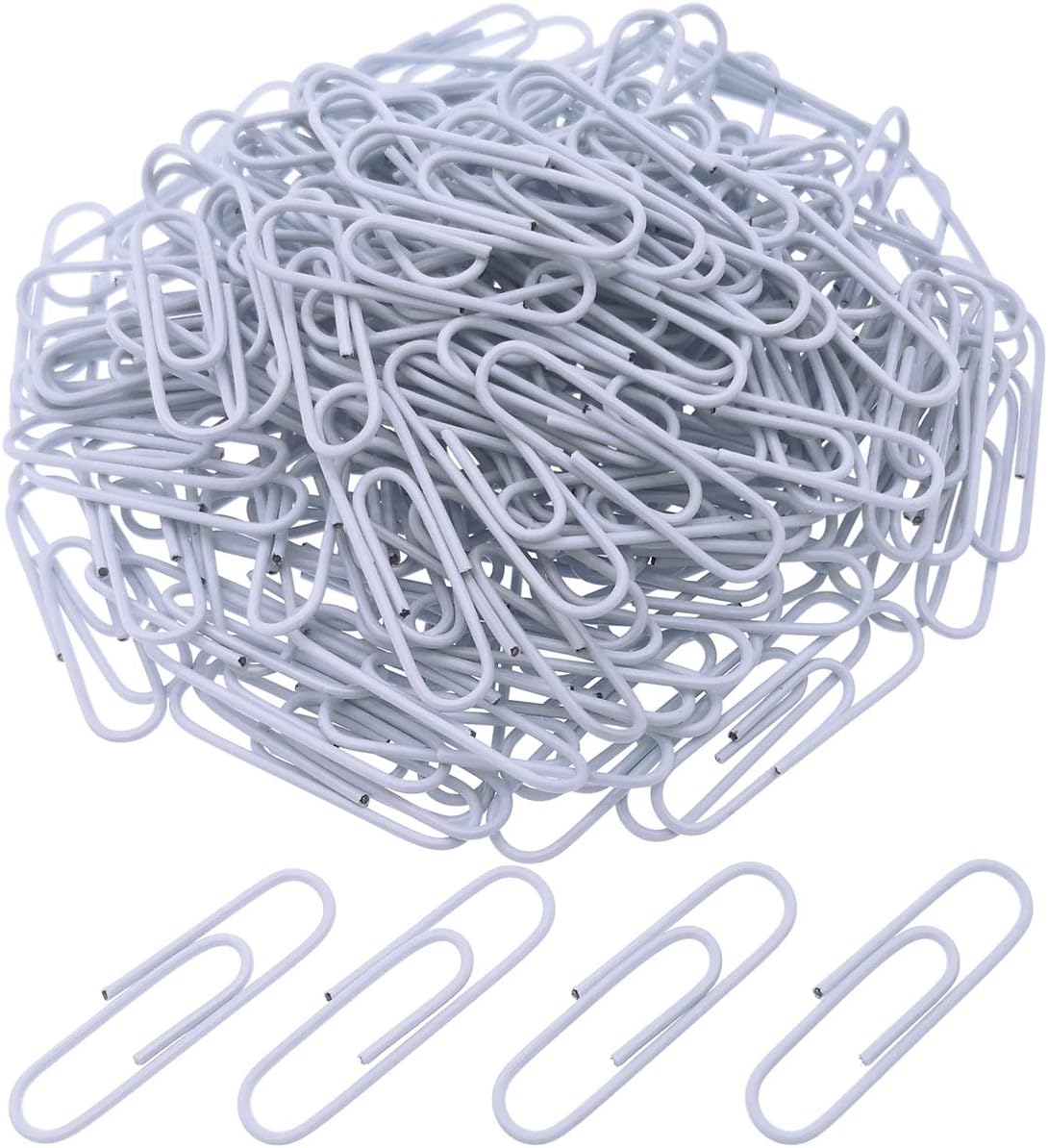 Paper Clips,150PCS 1.32"(33mm) Smooth Paperclips Assorted Paperclips ...