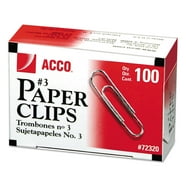 Acco Brands, Inc. Regal Clips, 100/Box - Walmart.com