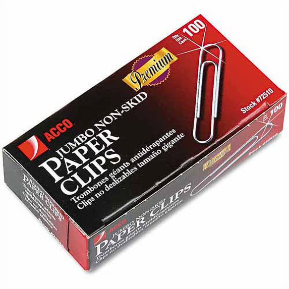 Paper Clips, Jumbo, Silver, 1,000/pack | Bundle of 5 Packs - Walmart.com
