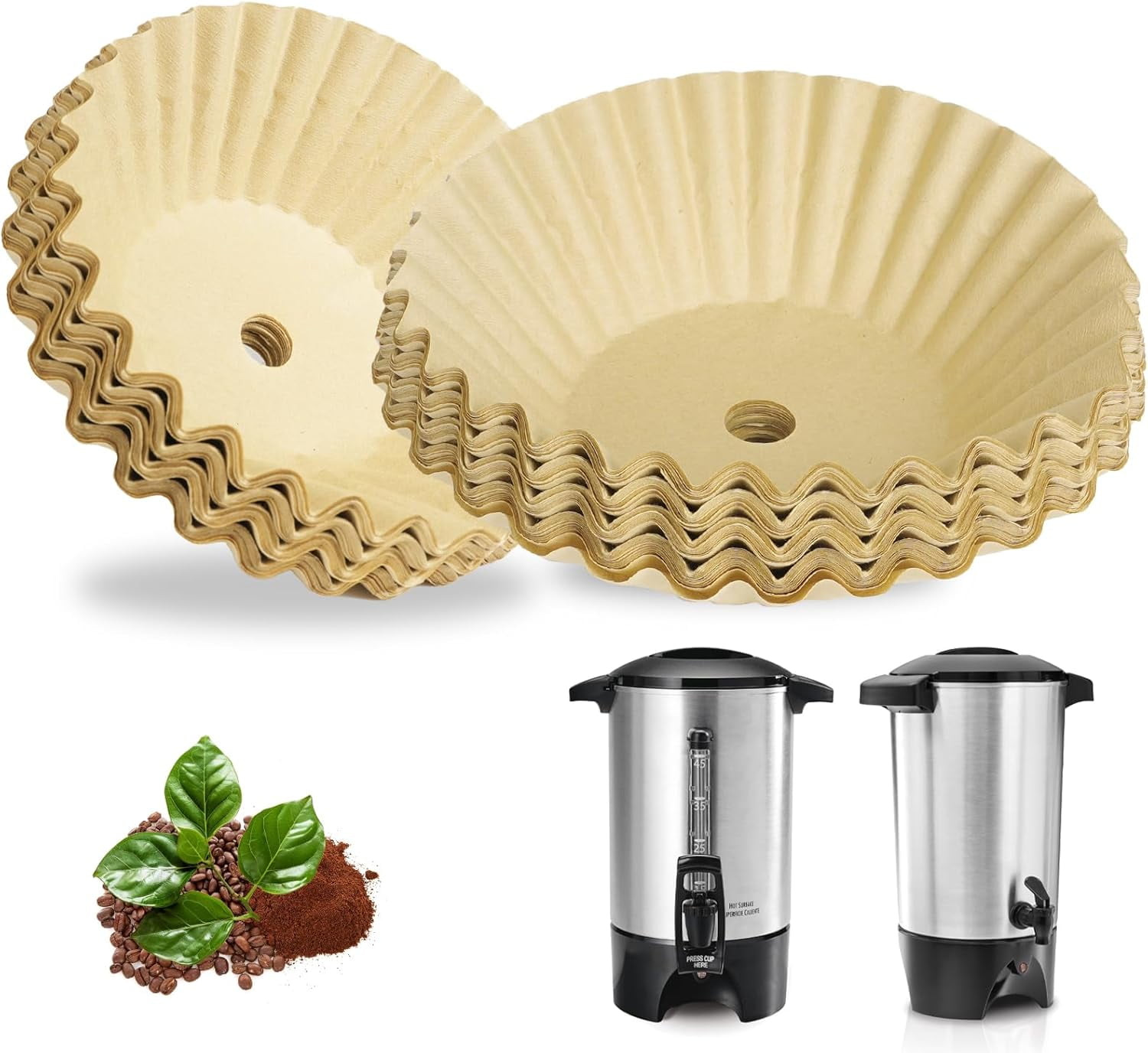 Paper Coffee Filters for Hamilton Beach 45 Cup Coffee Urn and Hot ...