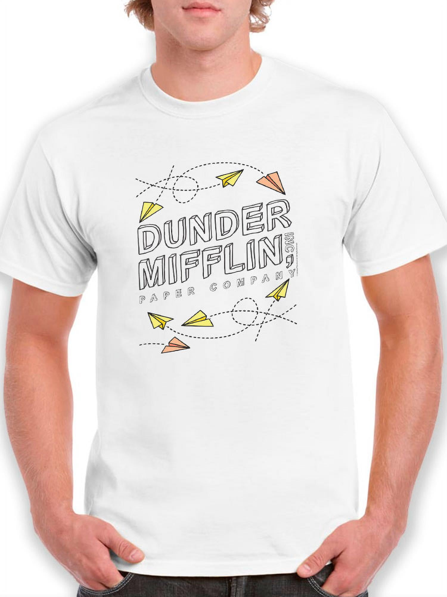 Paper Company Dunder Mifflin T-Shirt Men The Office, Male 4X-Large ...