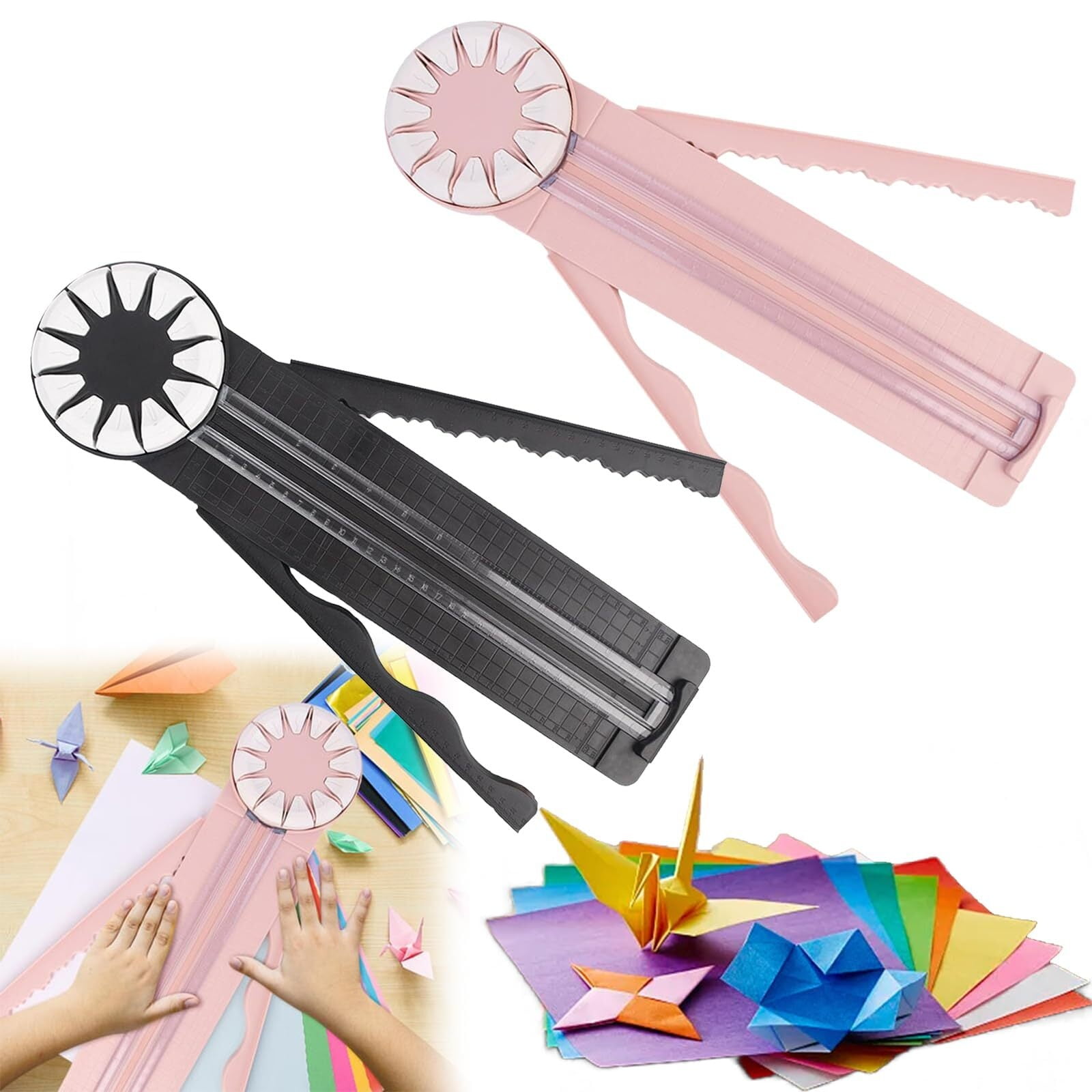 Paper Craft Edge Cutter, 12 in 1 Paper Edge Cutter, deckled Edge Paper ...