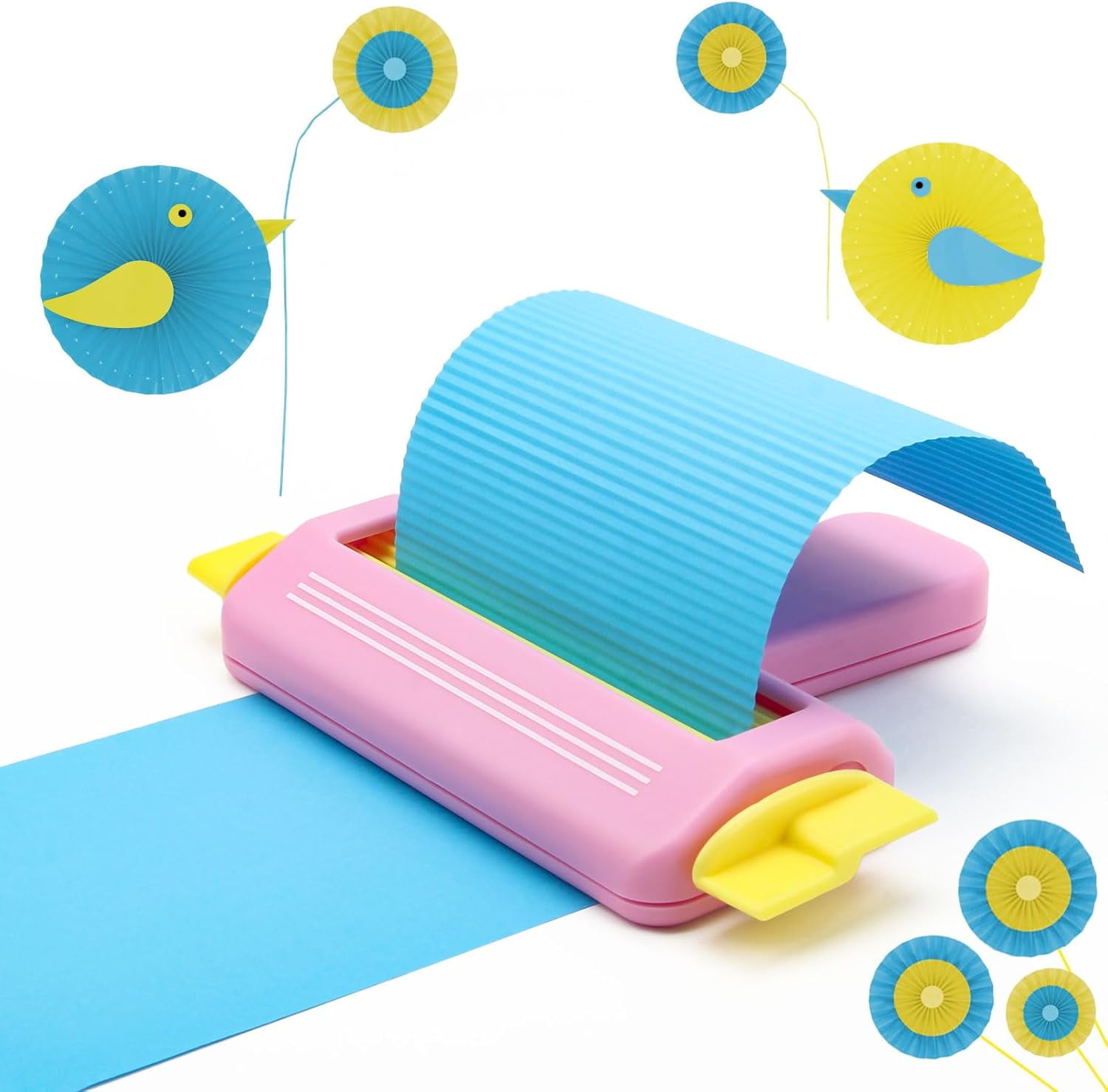 Paper Crimper for Crafts, Pletpet Small Paper Crimper Tool Wave Shape ...