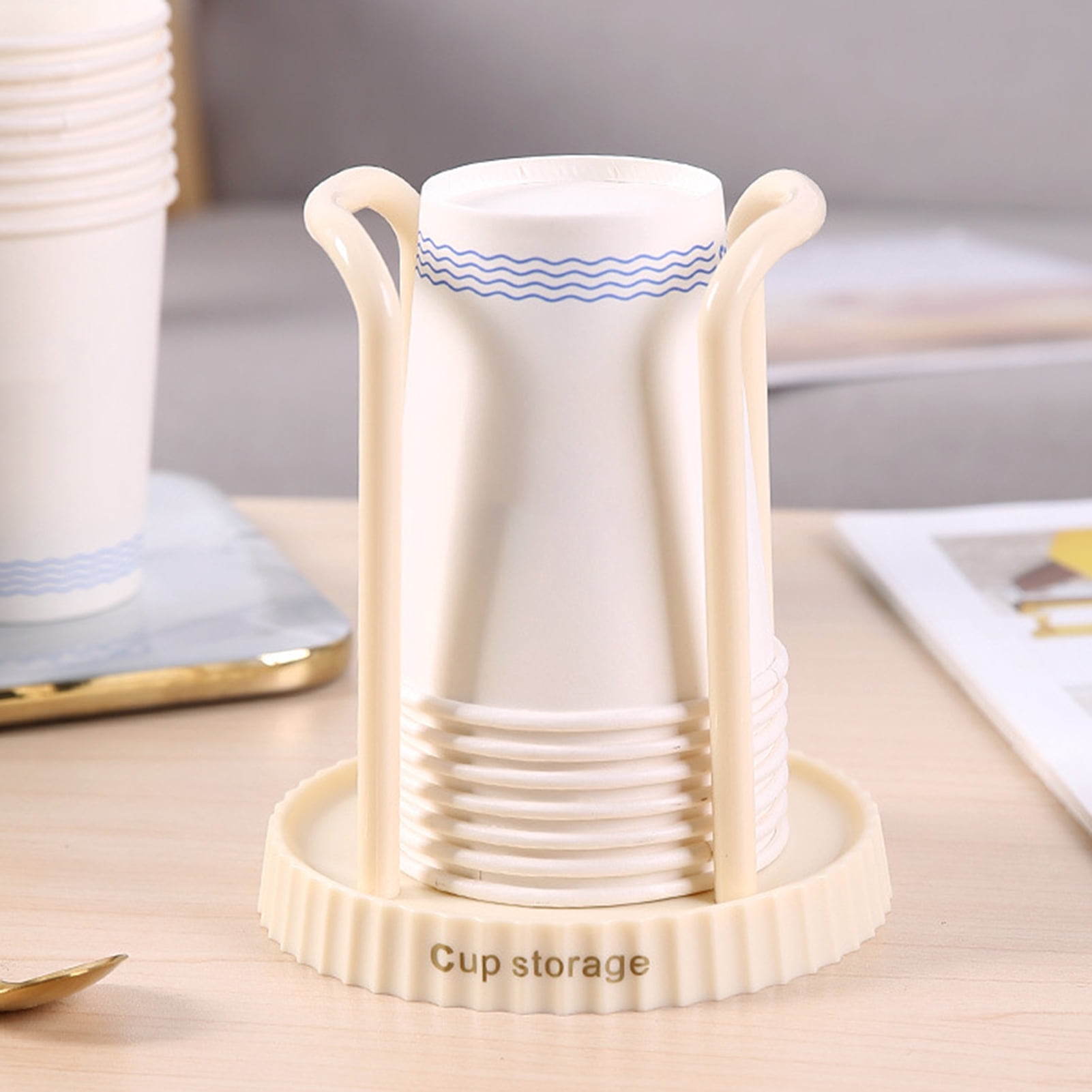Paper Cup Holder Paper Cup Dispenser Durable Space-saving Cup Holder ...