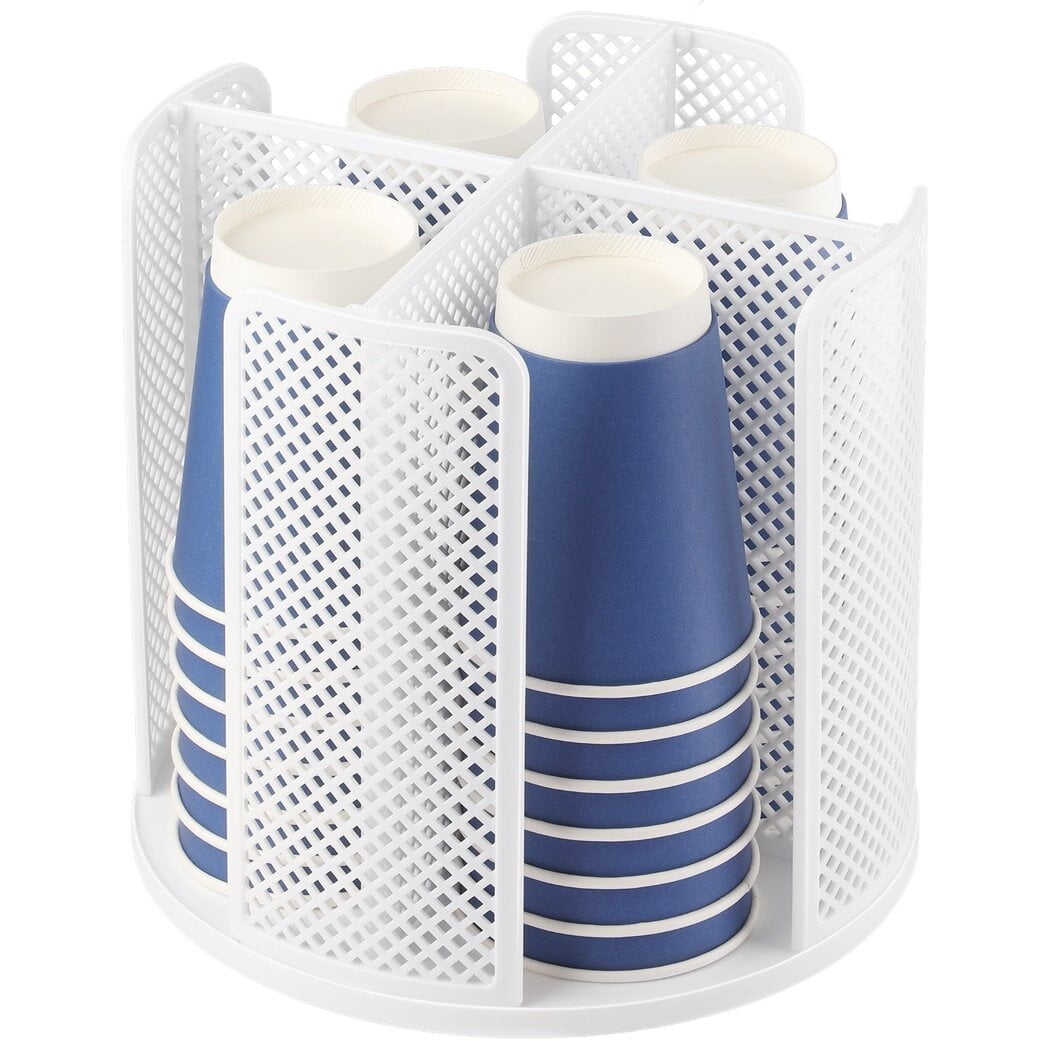 Paper Cup and Lid Holder Organizer Cup Dispenser Countertop, 4 ...